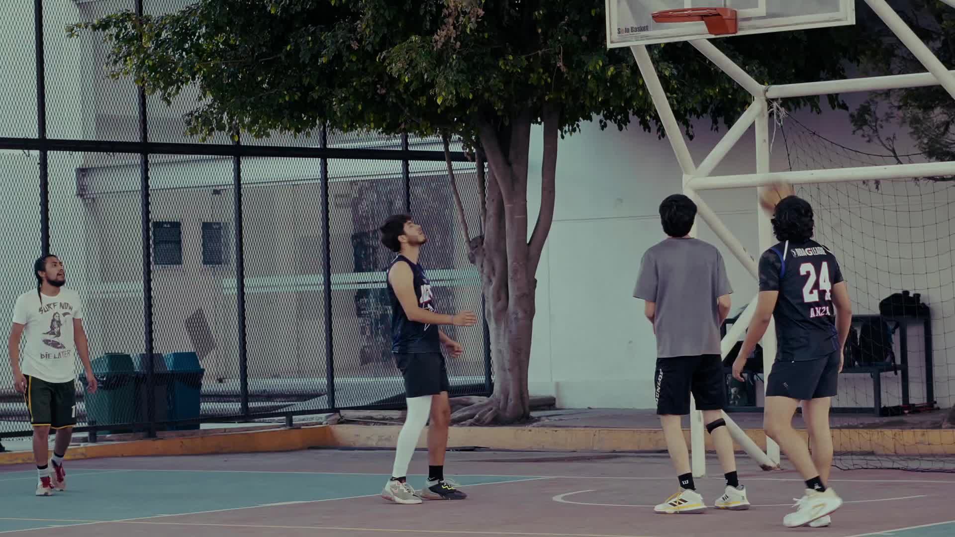 Dynamic Street Basketball Game in Urban Setting Free Stock Video ...
