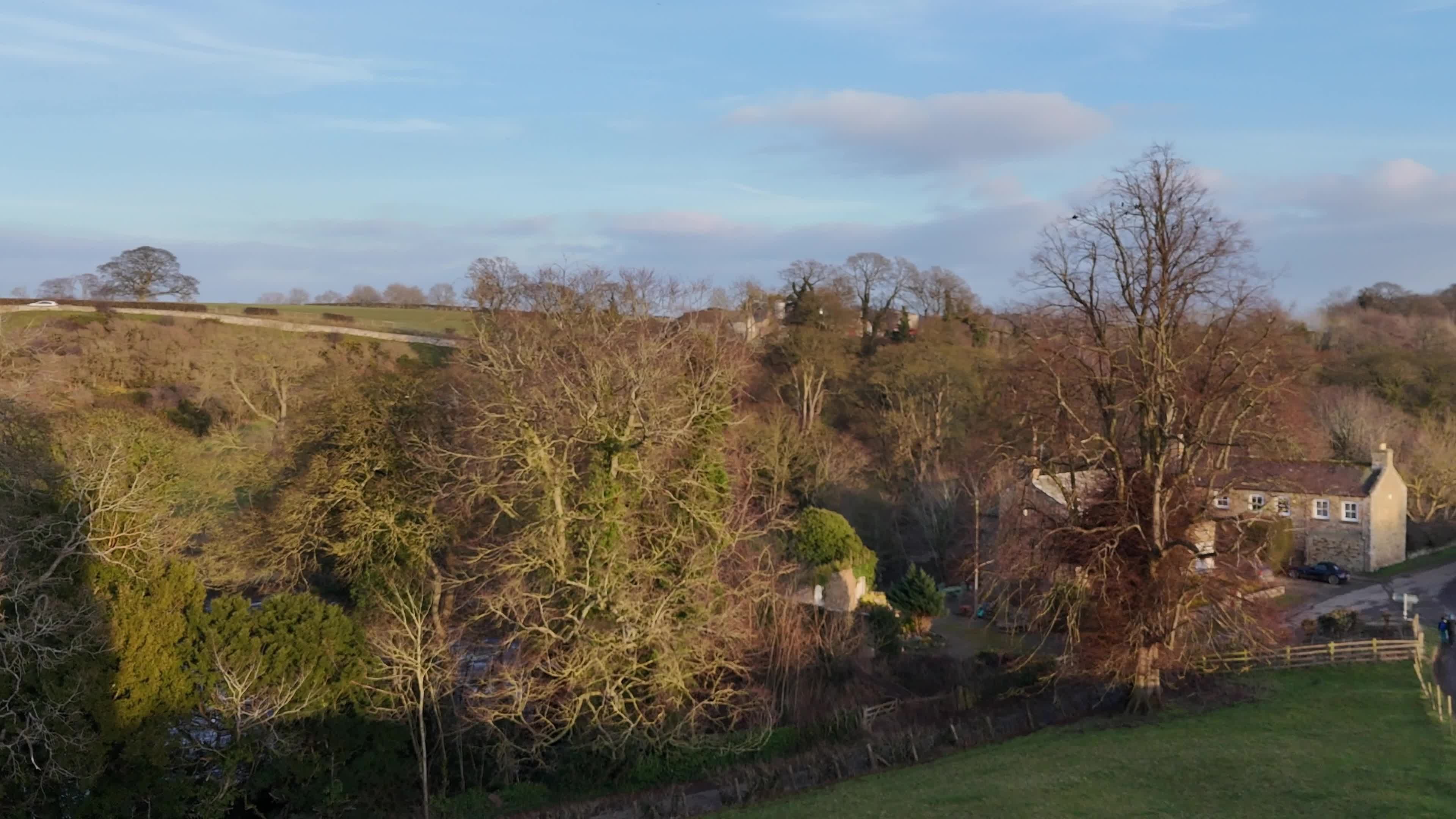 Historic Egglestone Abbey Ruins in Spring Light Free Stock Video ...