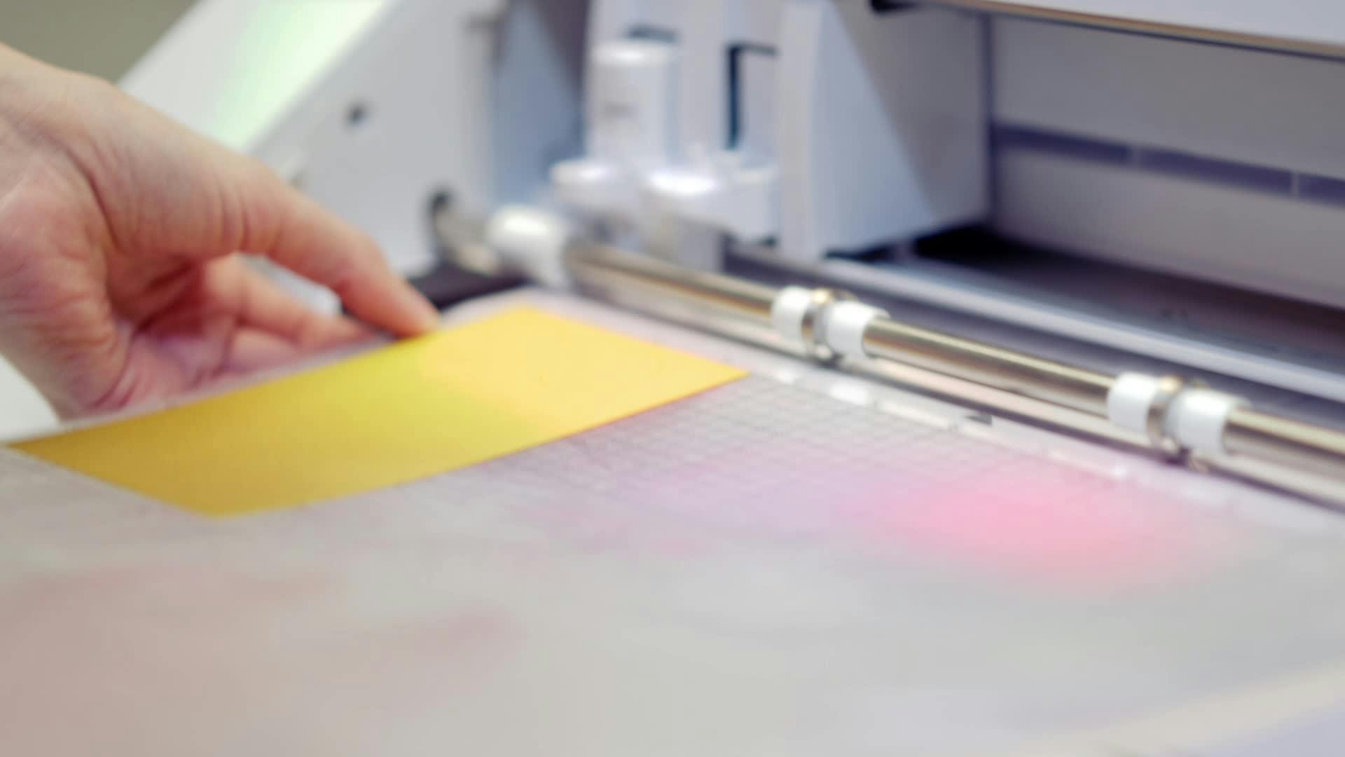 Precision Crafting with Modern Plotter Machine Free Stock Video Footage ...