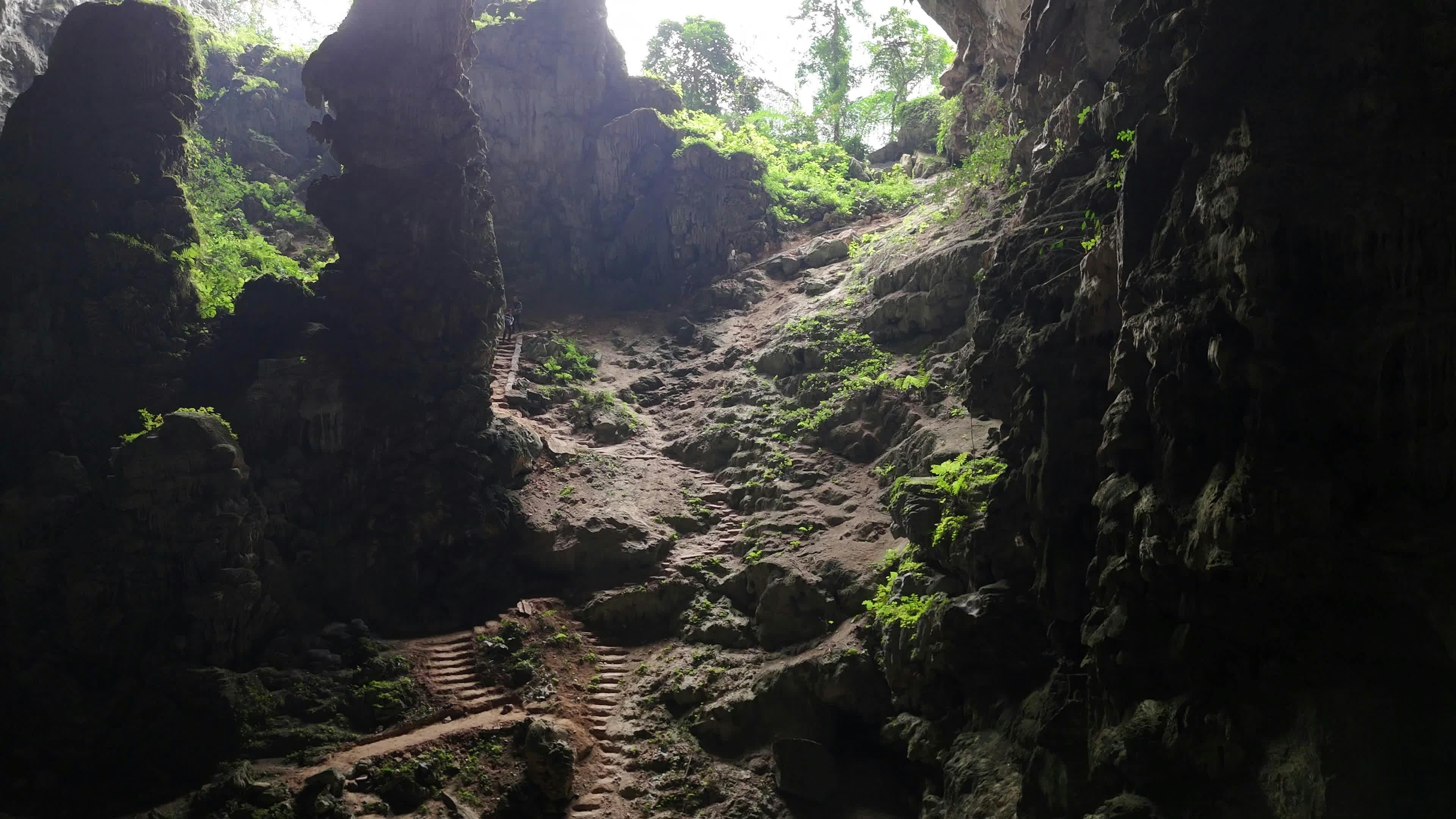 Cave Indoors with Falling Drops of Water Free Stock Video Footage ...