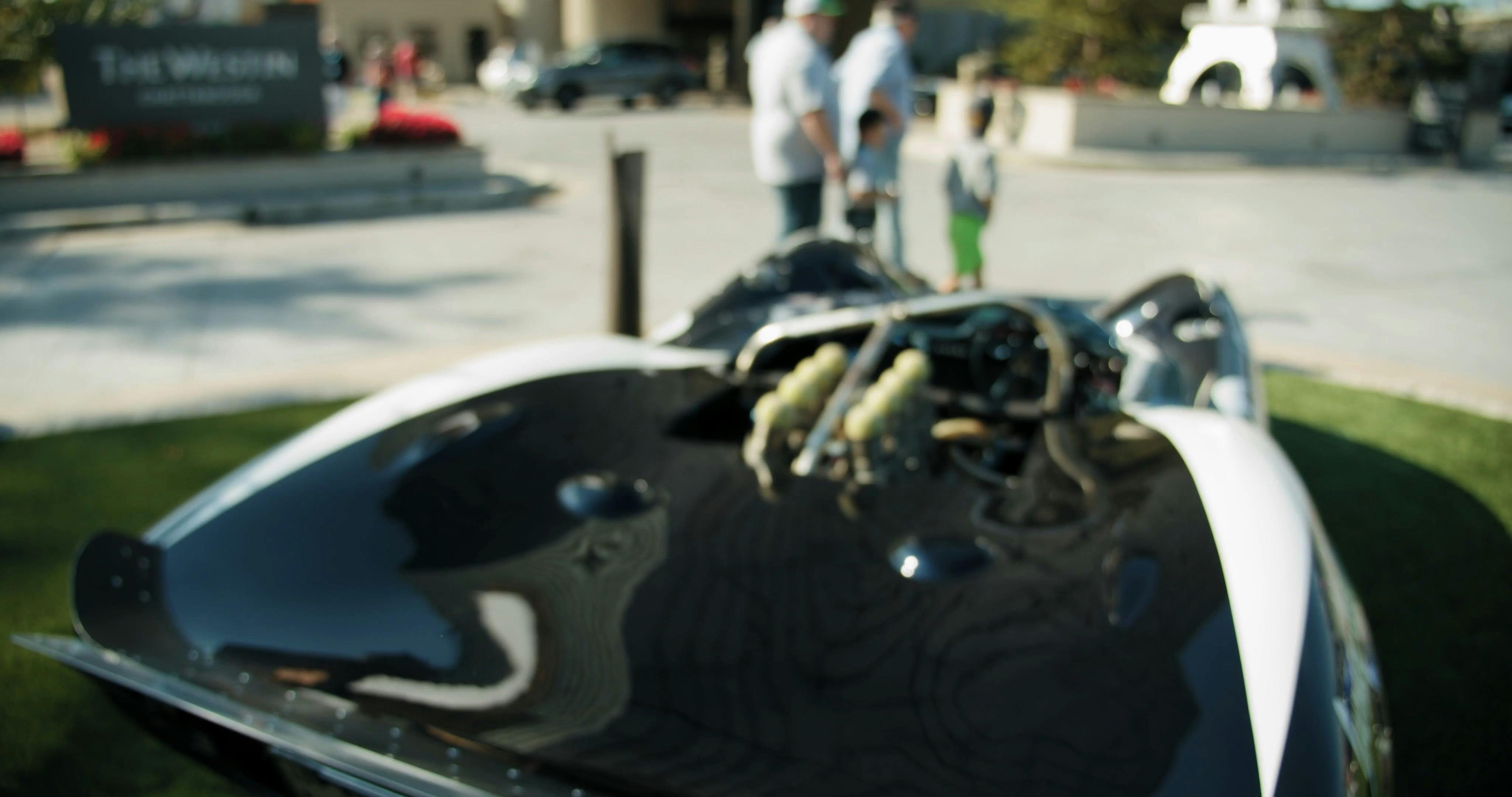 A Camera Mounted On The Hood Of A Racing Car · Free Stock Video