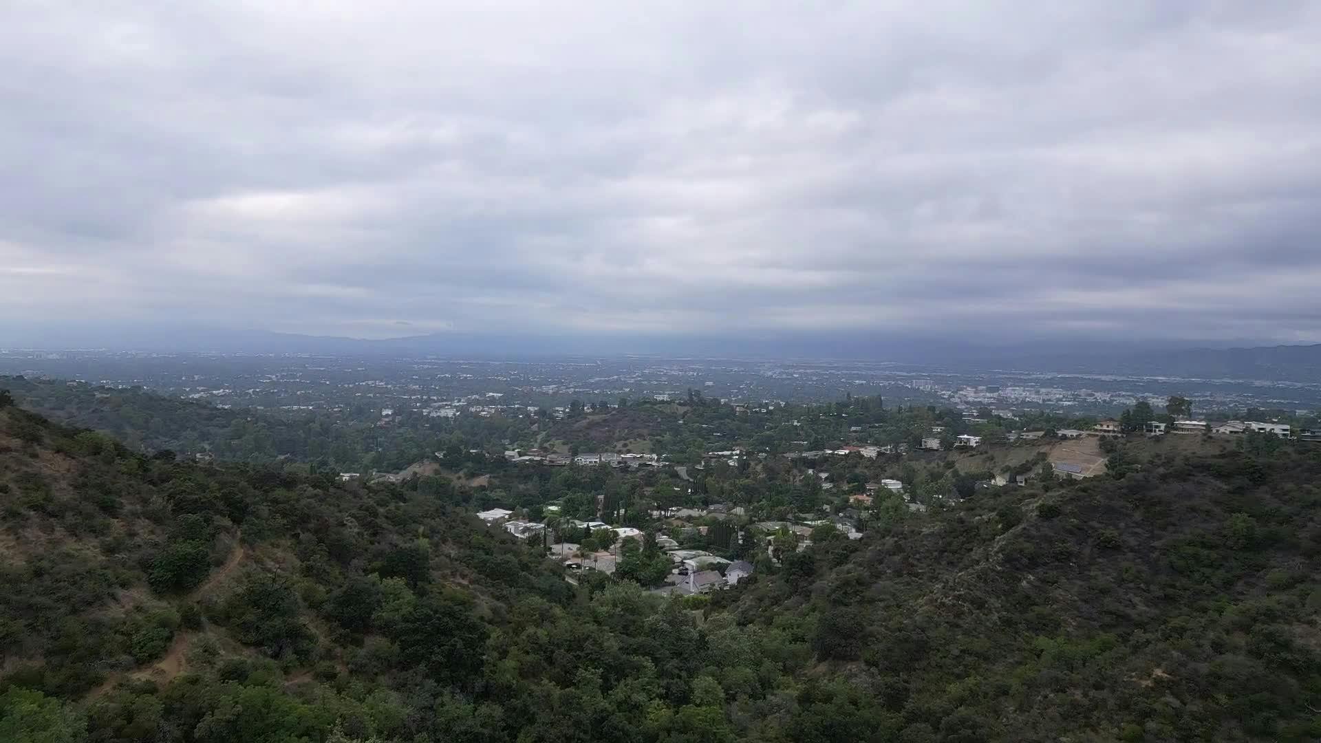 Drone Aerial View of Scenic Southern California Mountains Free Stock ...