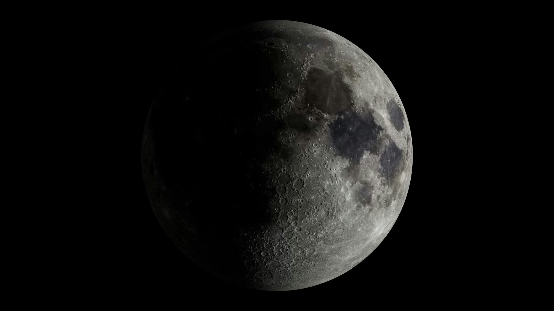 Moon Rotating Video Free Stock Video Footage, Royalty-Free 4K & HD ...