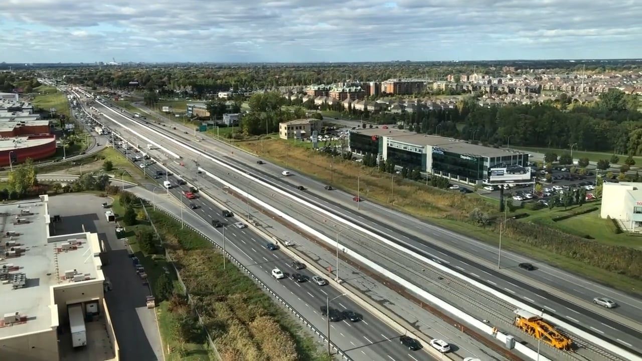 Motor Vehicles Traffic On A Busy Highway · Free Stock Video