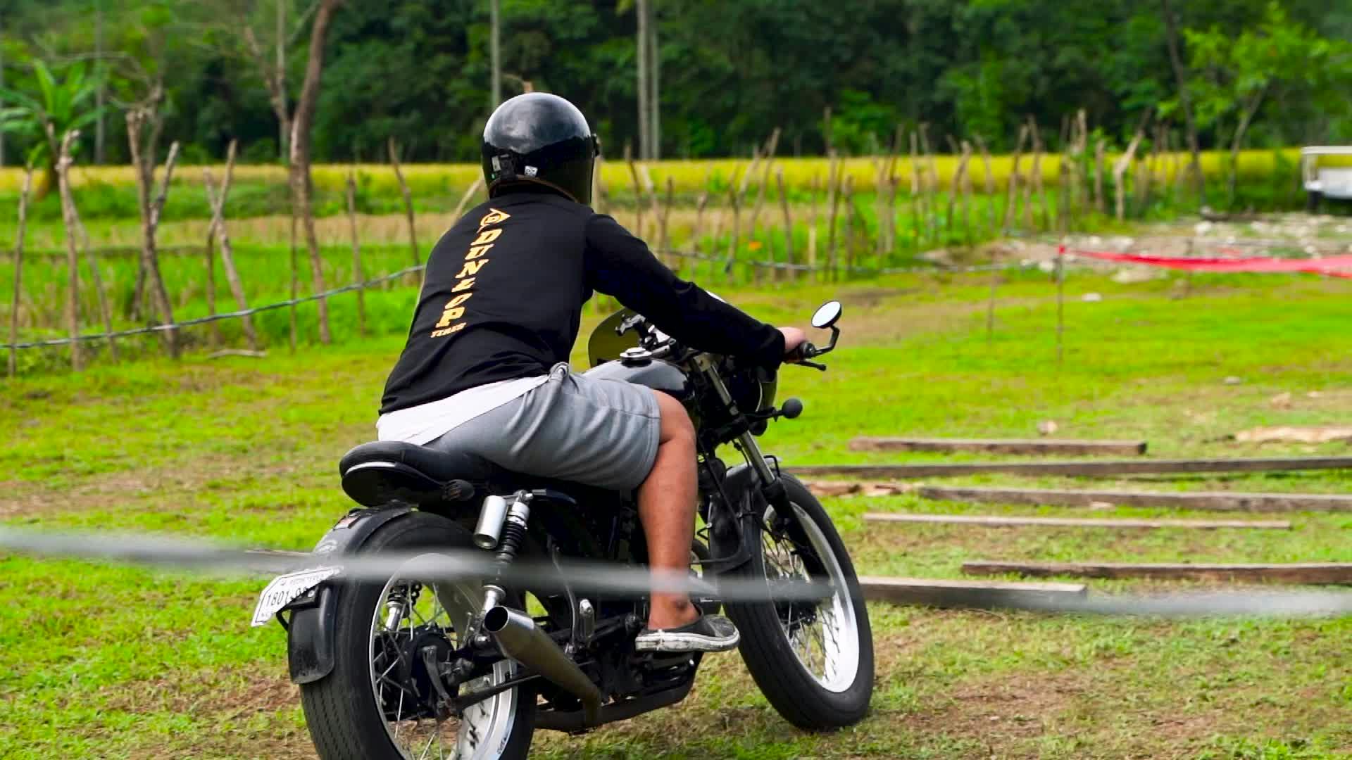 Off-Road Motorcycle Obstacle Course Adventure Free Stock Video Footage ...