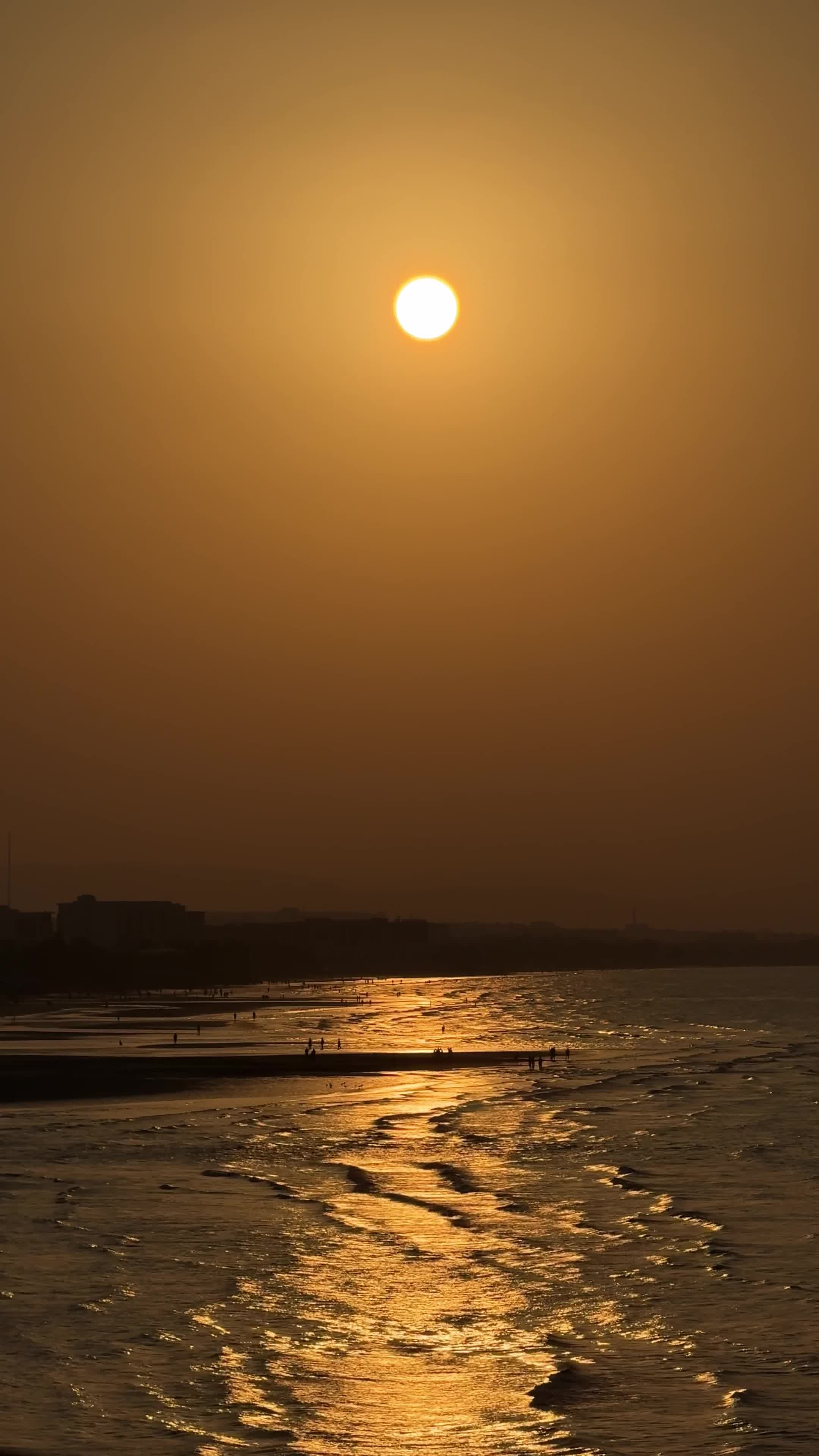 Serene Sunset Over Colombian Coastal Pier Free Stock Video Footage ...