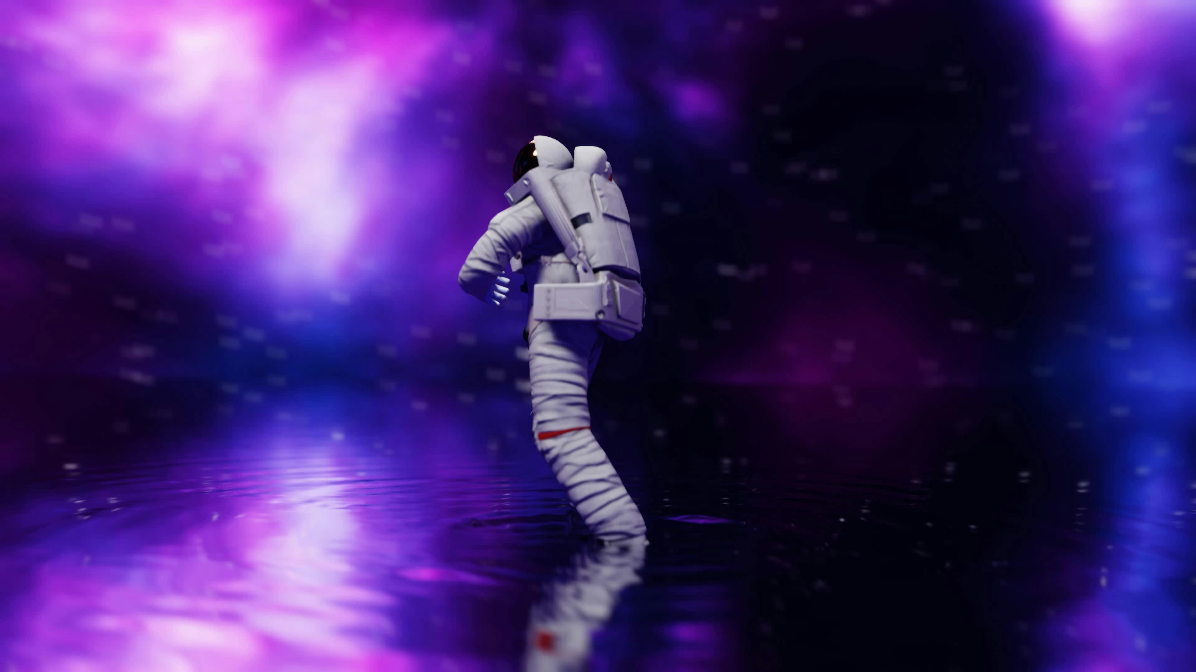 Vibrant Cosmic Particle Animation Free Stock Video Footage, Royalty ...