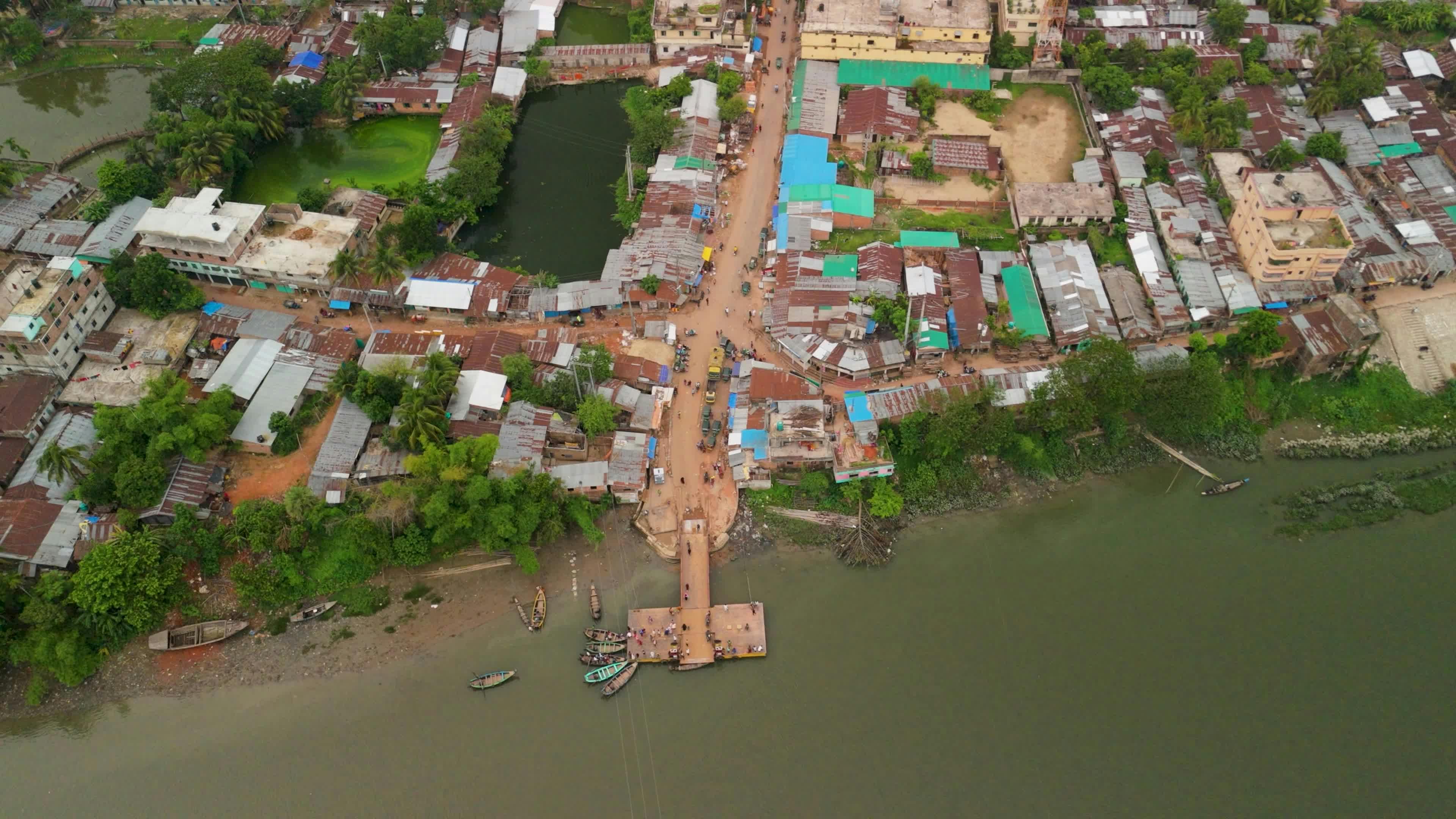 Scenic Views of Bangladesh River and Landscape Free Stock Video Footage ...