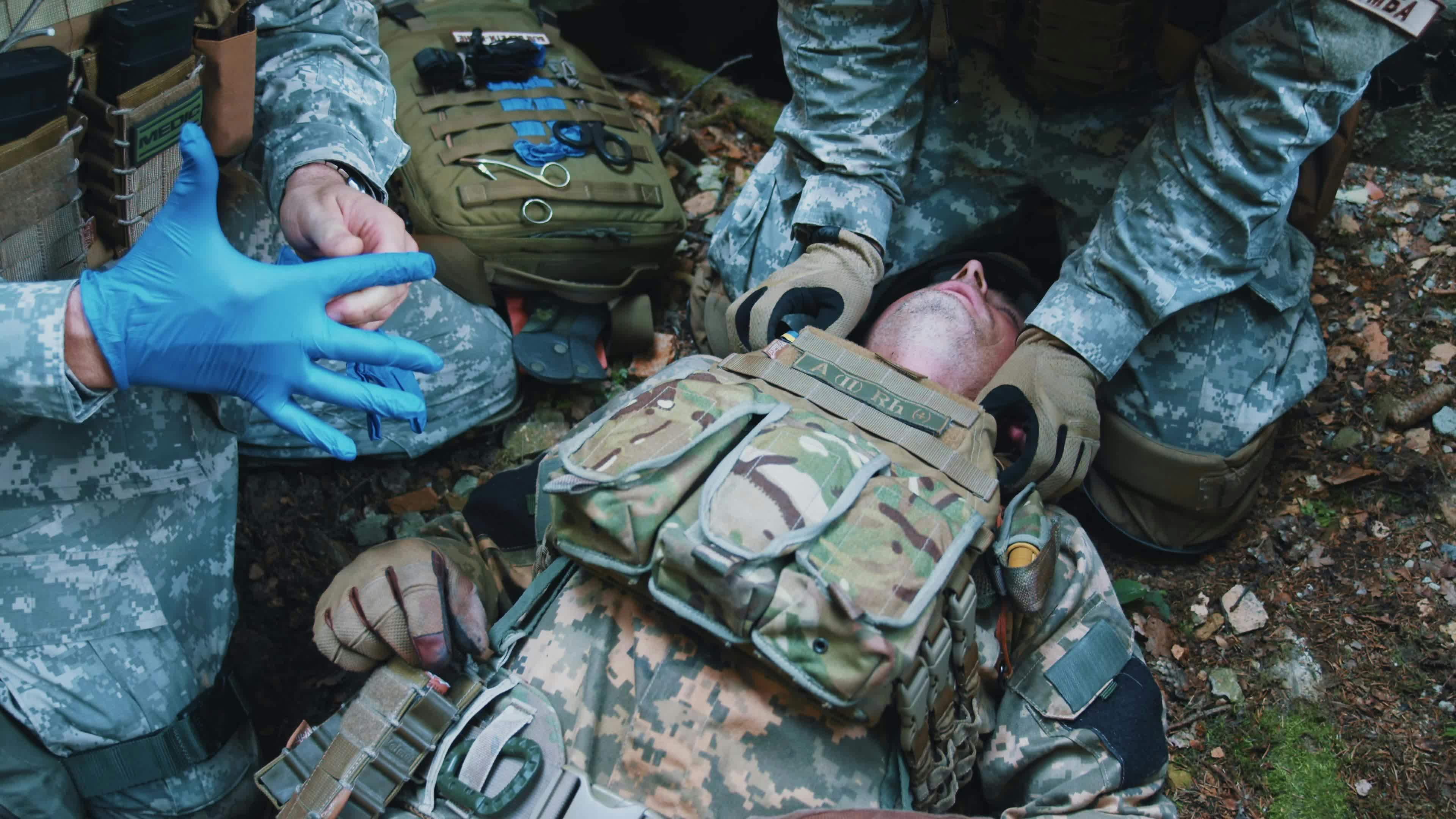 Military Medics Performing Field Surgery Free Stock Video Footage ...