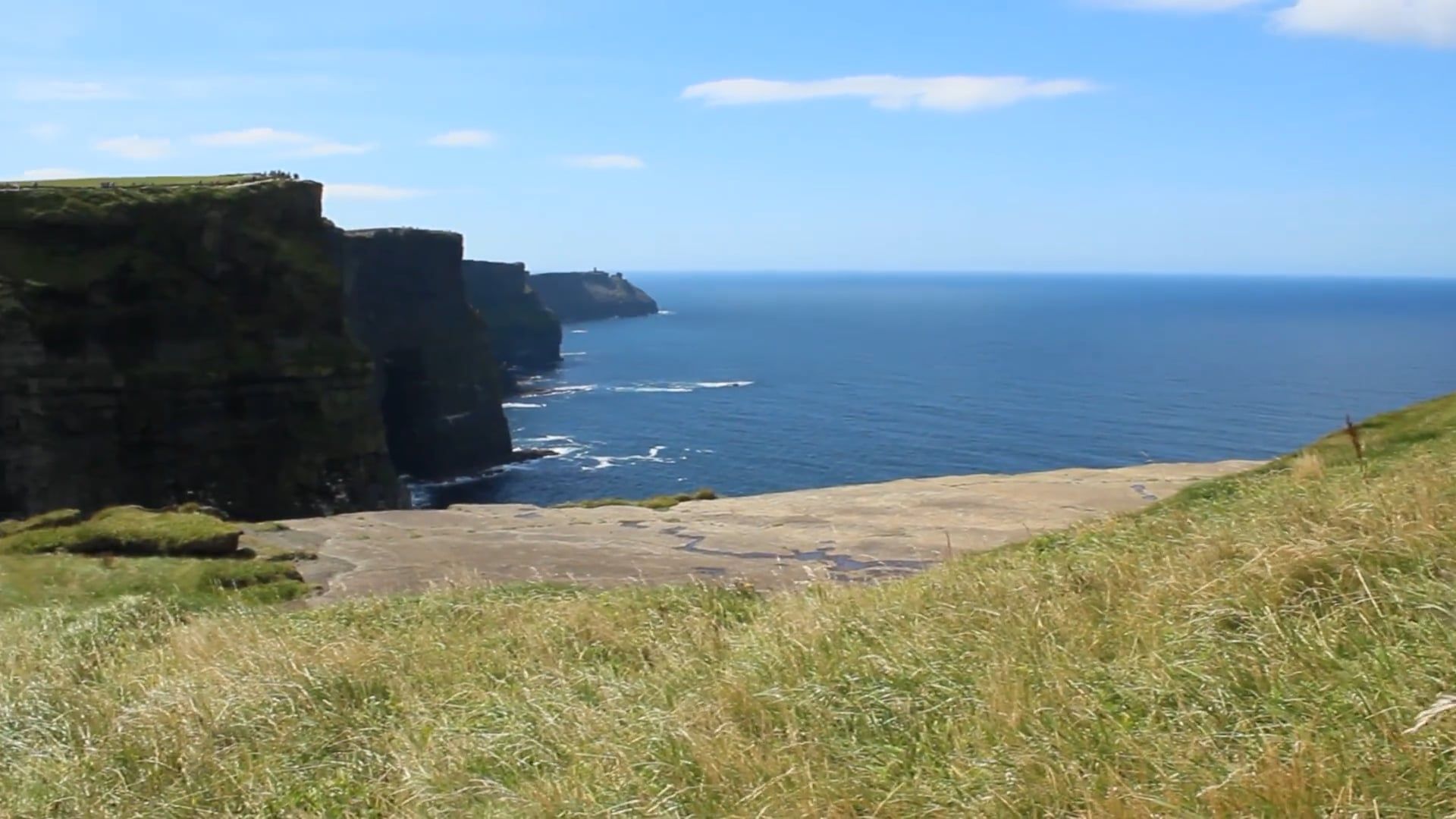 Sharp Cliffs Above The Sea Water Free Stock Video Footage, Royalty-Free ...