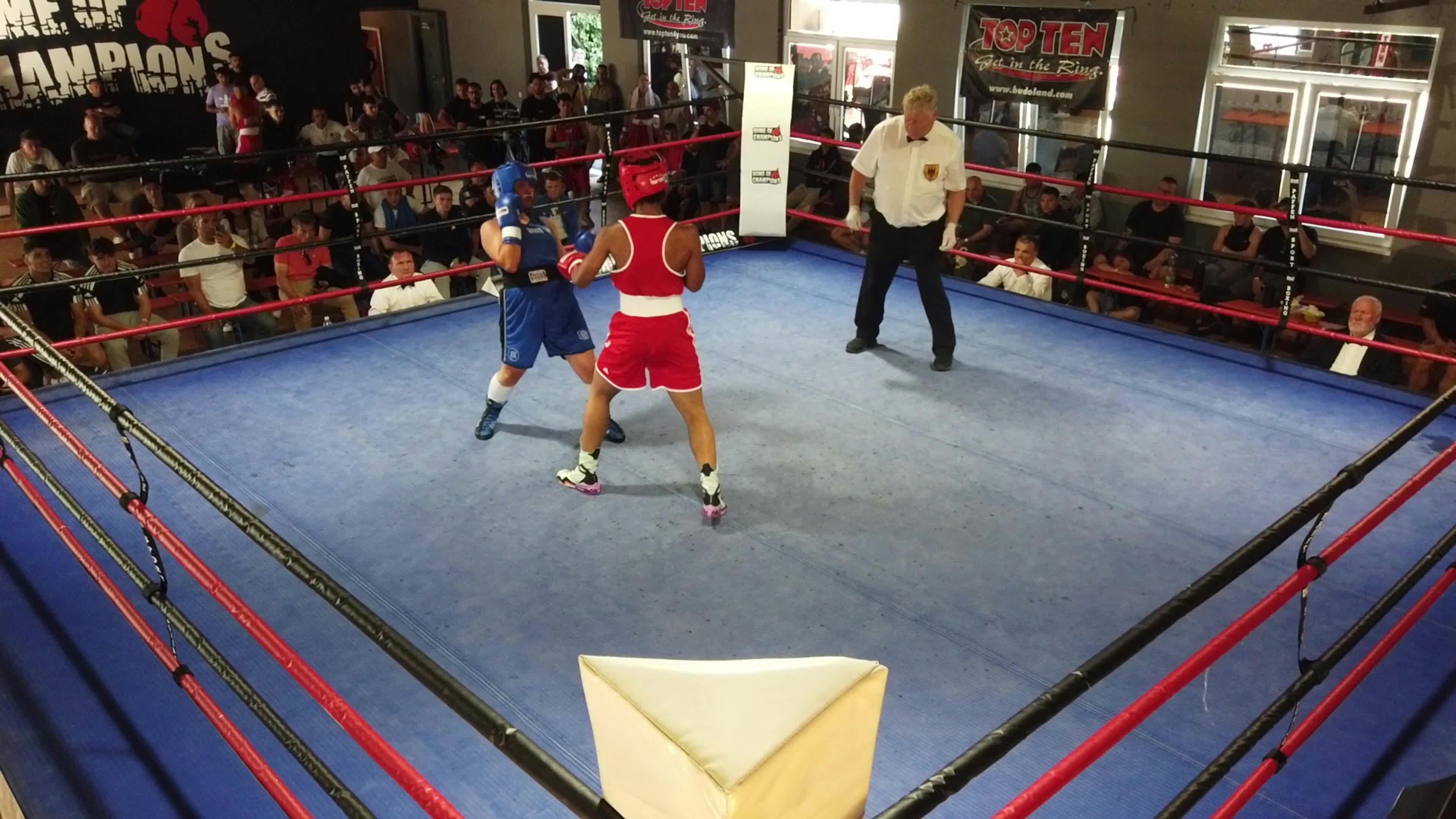 Intense Competitive Boxing Match in Arena Free Stock Video Footage ...