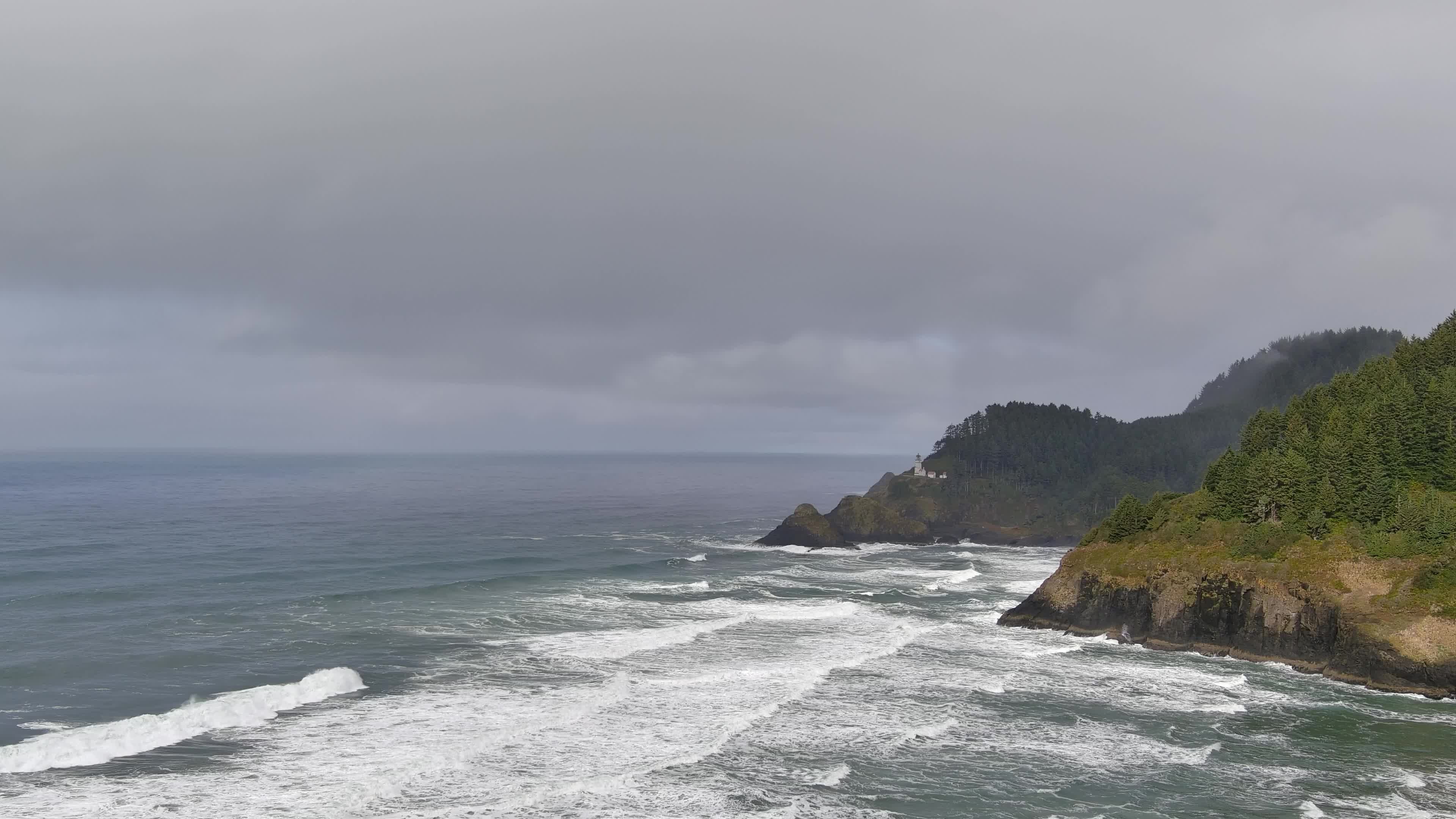 Scenic Oregon Coast with Majestic Cliffs Free Stock Video Footage ...