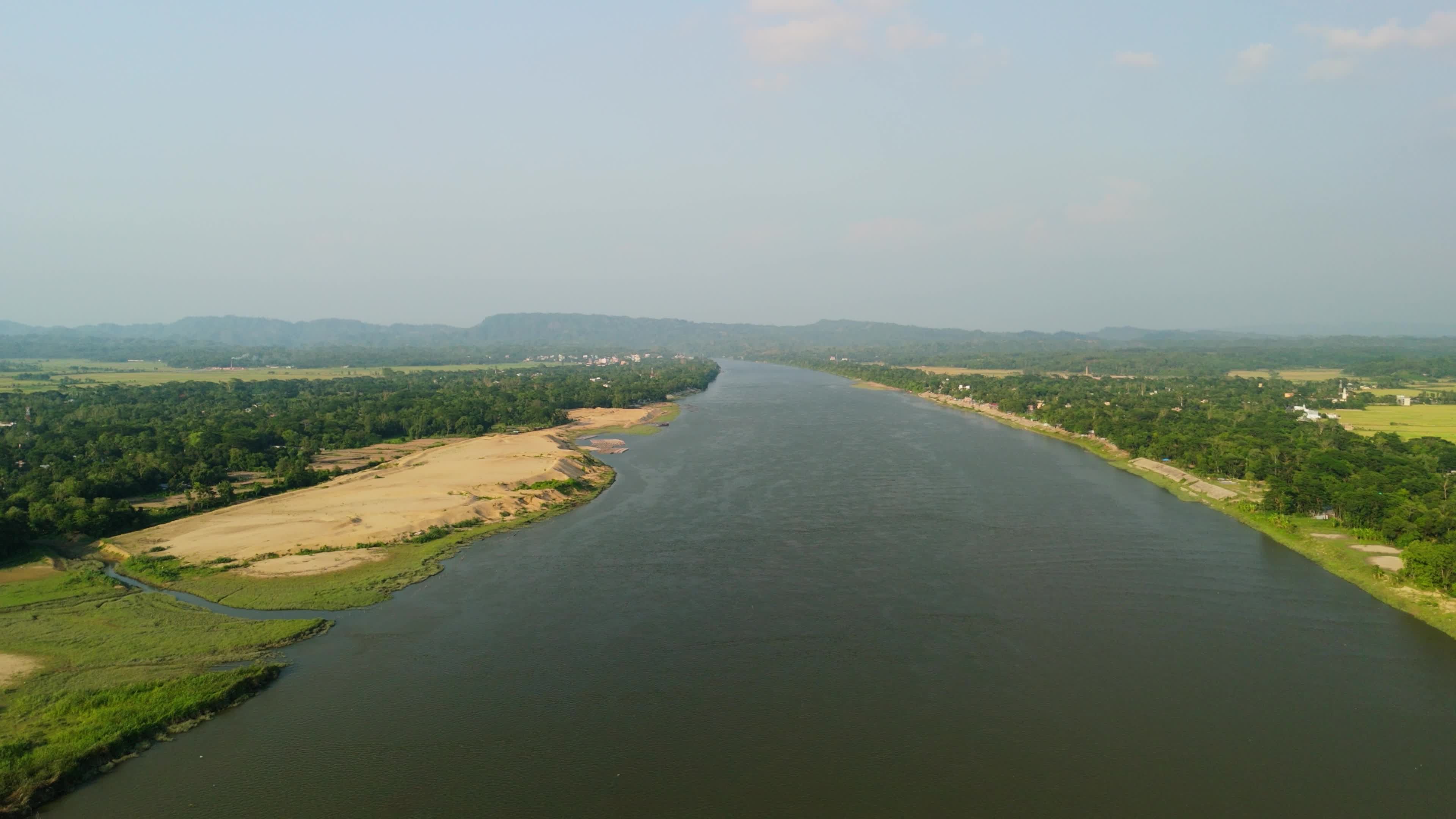 Scenic Views of Bangladesh River and Landscape Free Stock Video Footage ...
