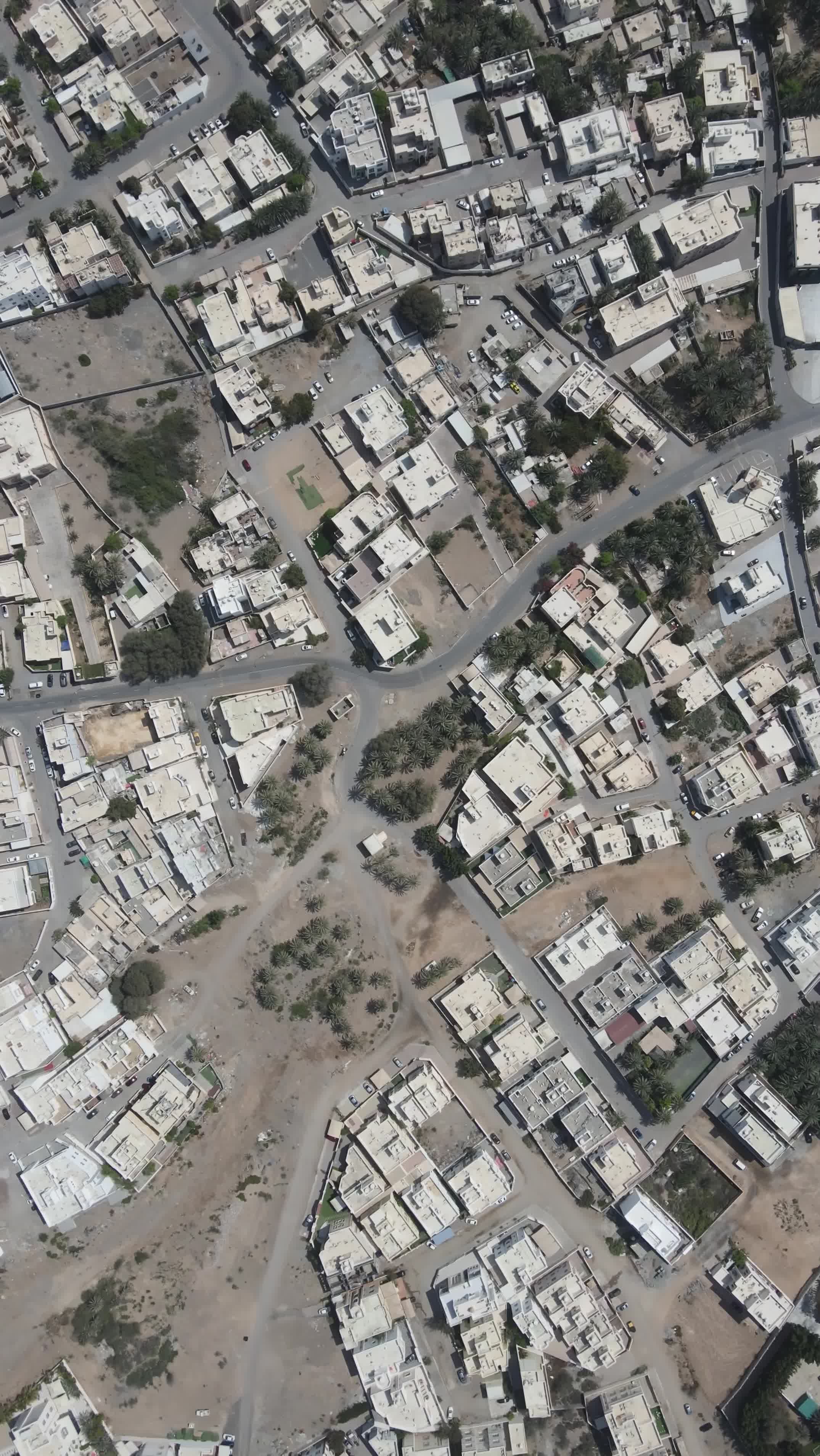 Aerial View of Middle Eastern Suburban Architecture Free Stock Video ...