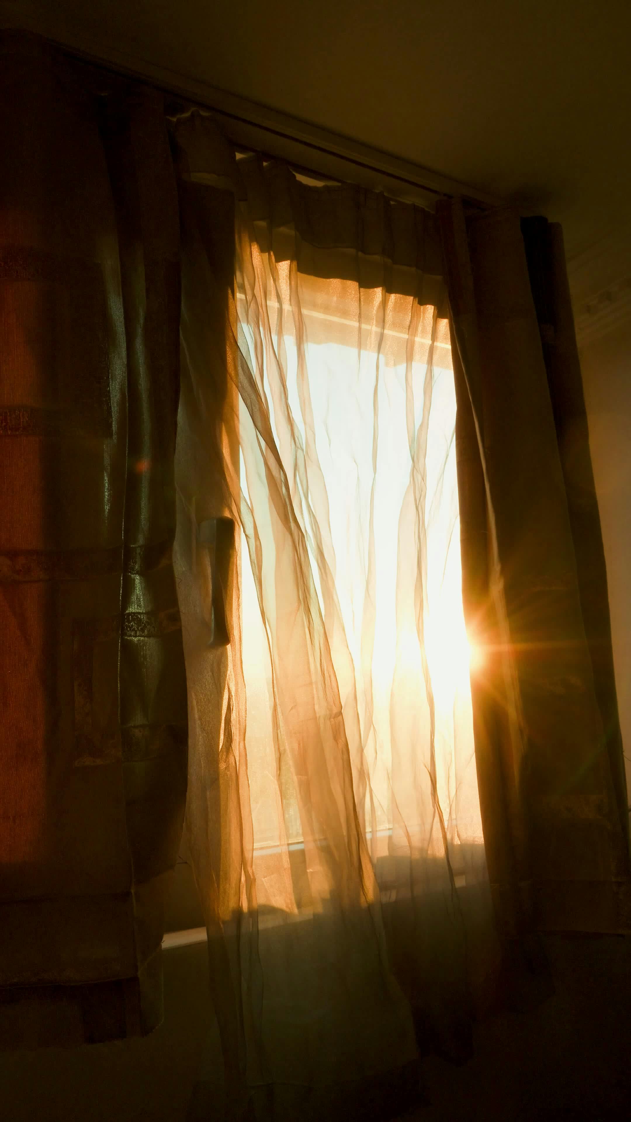 Curtain Flying on Wind Free Stock Video Footage, Royalty-Free 4K & HD ...