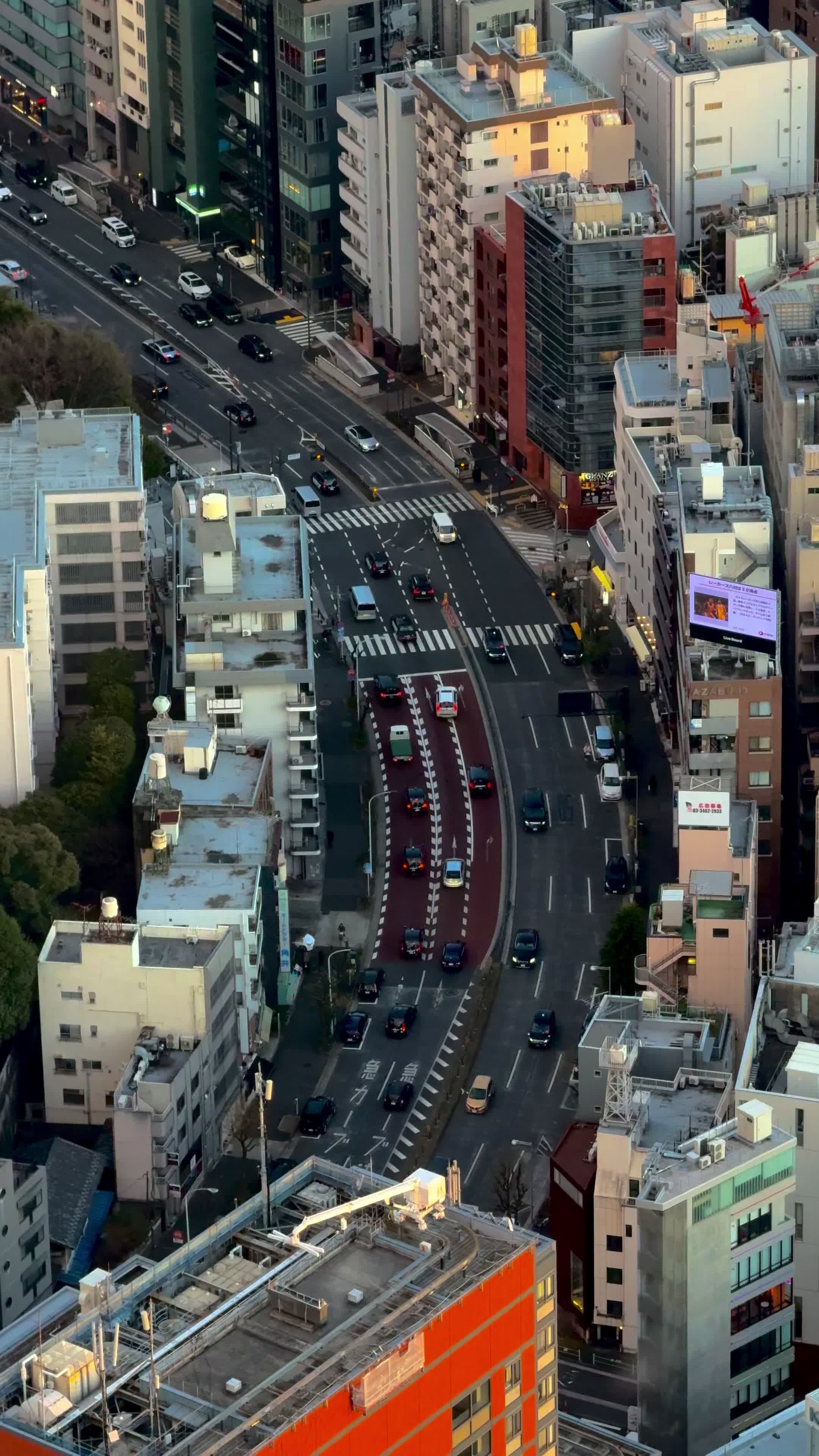 Aerial Night View of Tokyo's Vibrant Skyline Free Stock Video Footage ...