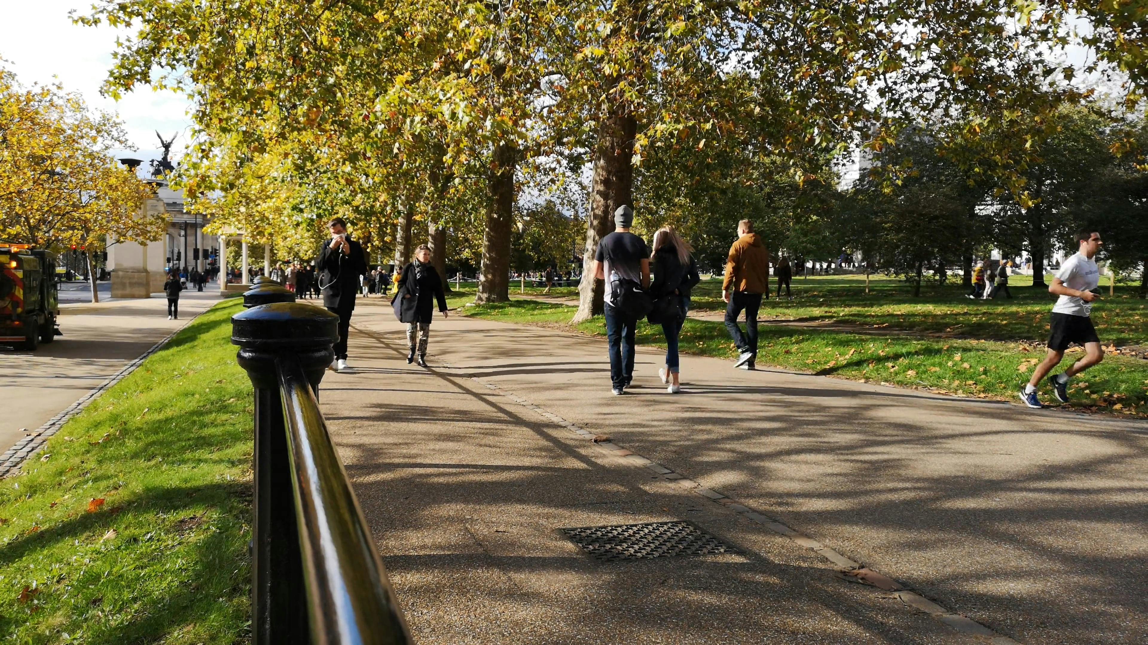 People Walking On A Pedestrian Only Lane Free Stock Video Footage ...