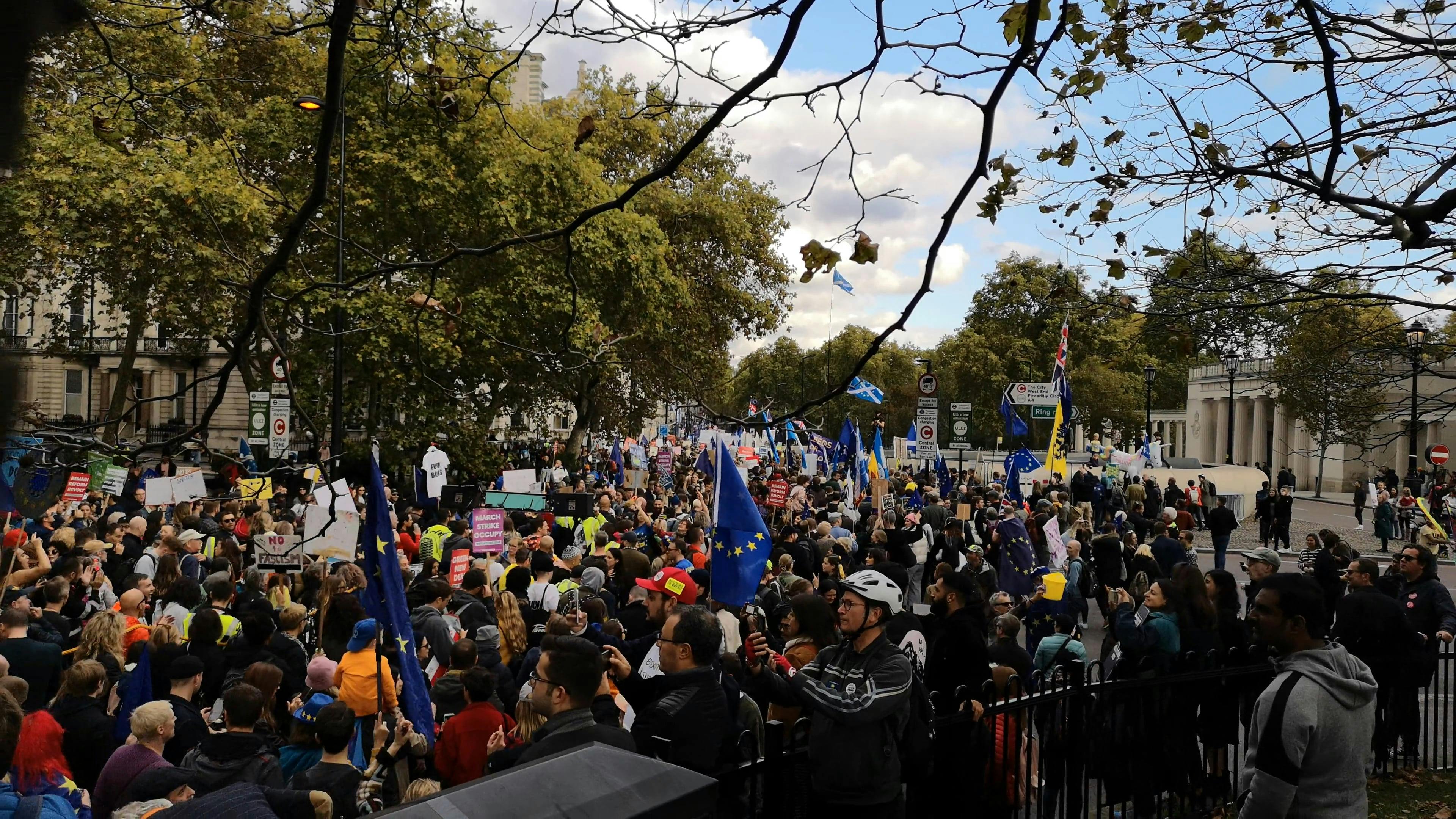 People Rallying In London Free Stock Video Footage, Royalty-Free 4K ...