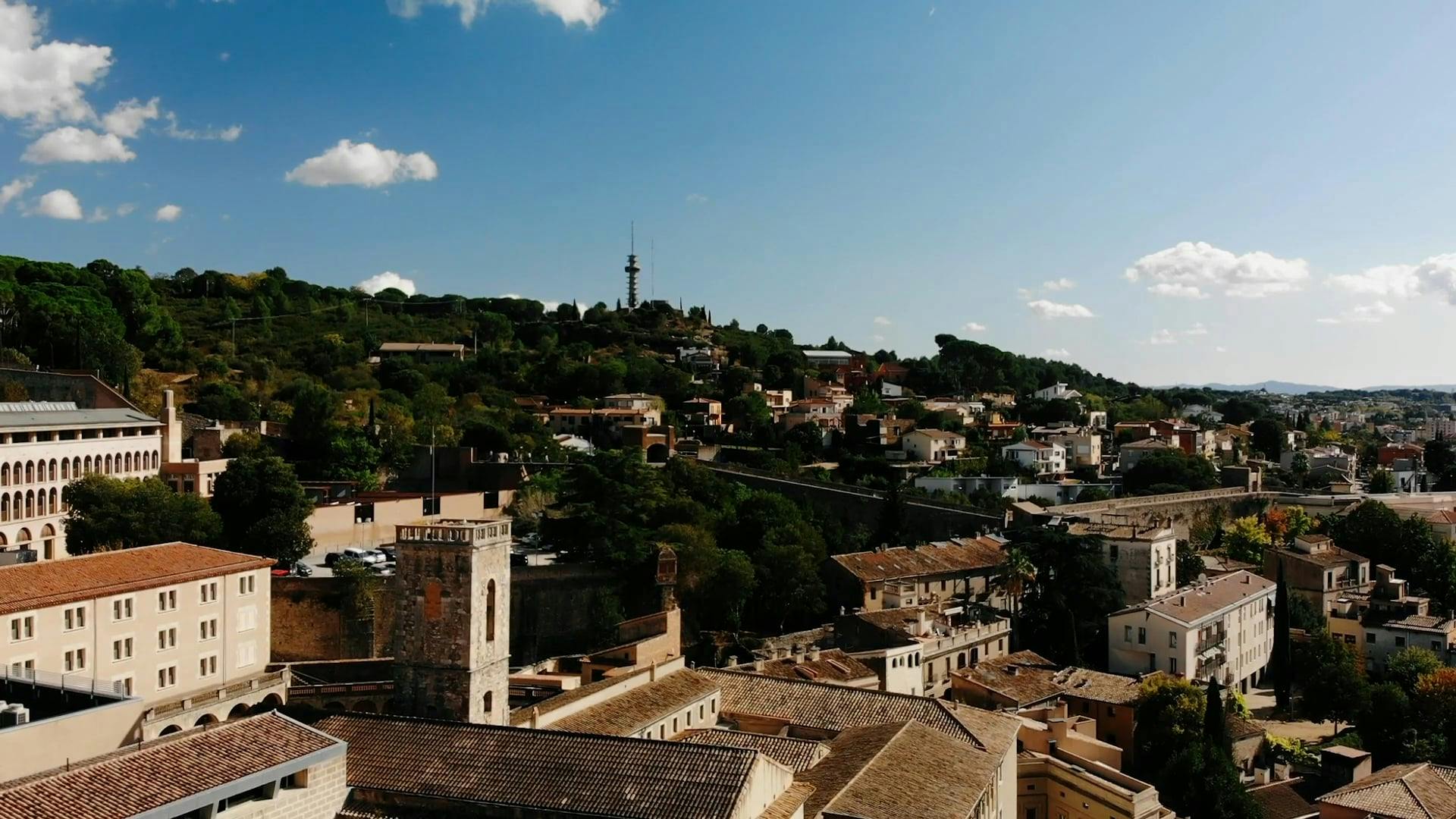 Aerial View Of A Small Town · Free Stock Video