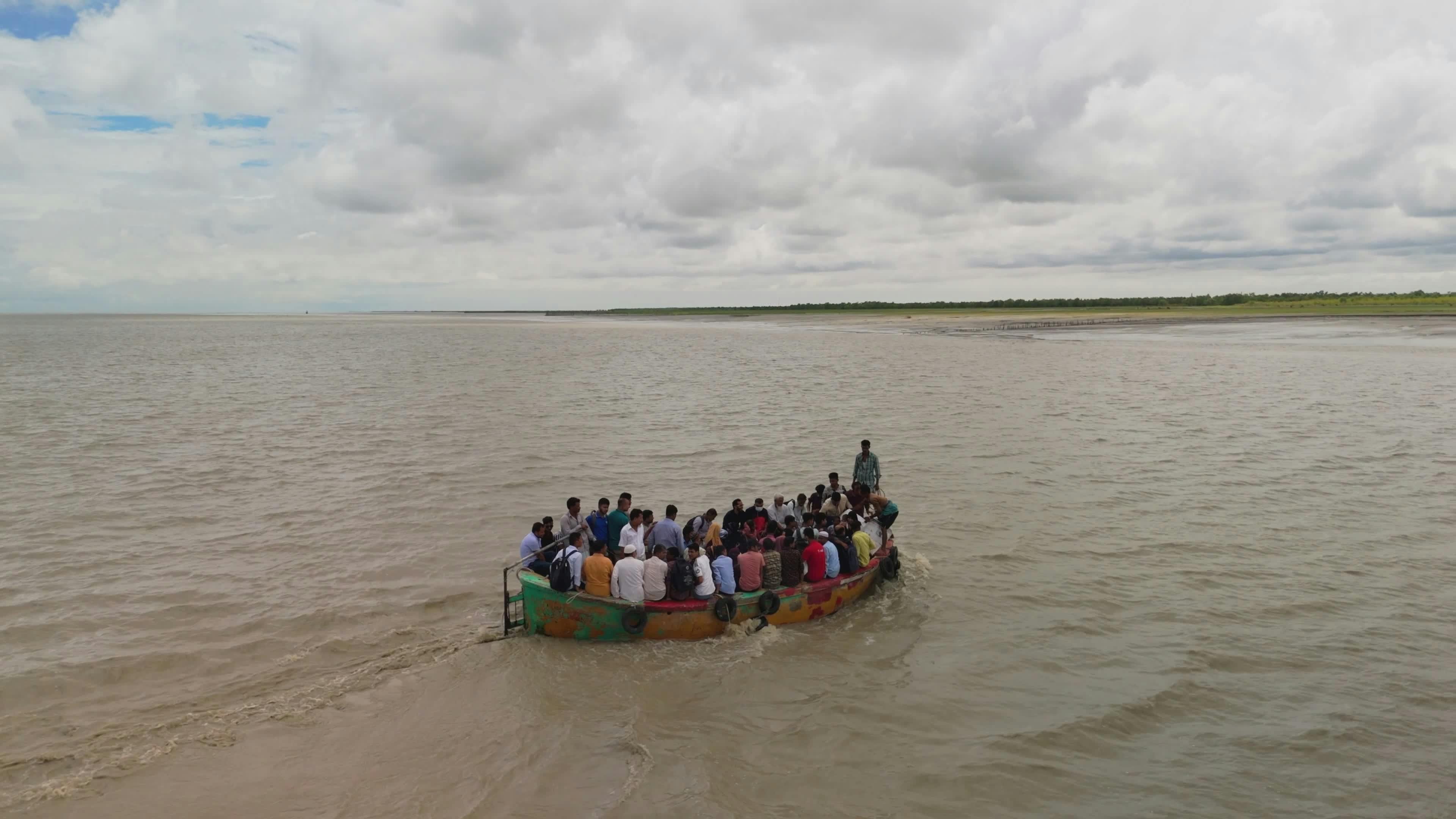 Village Life at River Docks in Sandwip, Bangladesh Free Stock Video ...