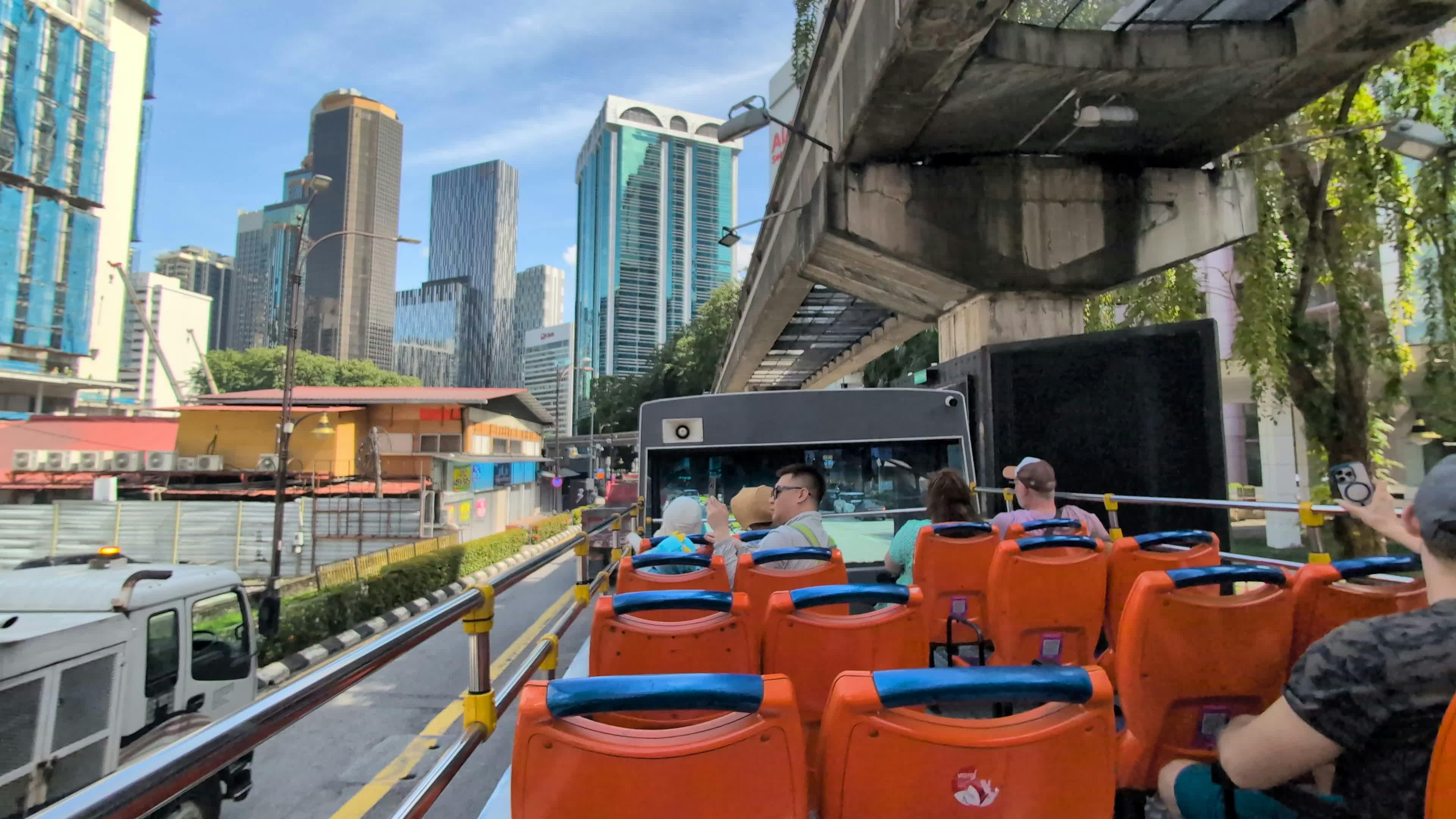 Scenic Kuala Lumpur City Tour Bus Ride Free Stock Video Footage ...