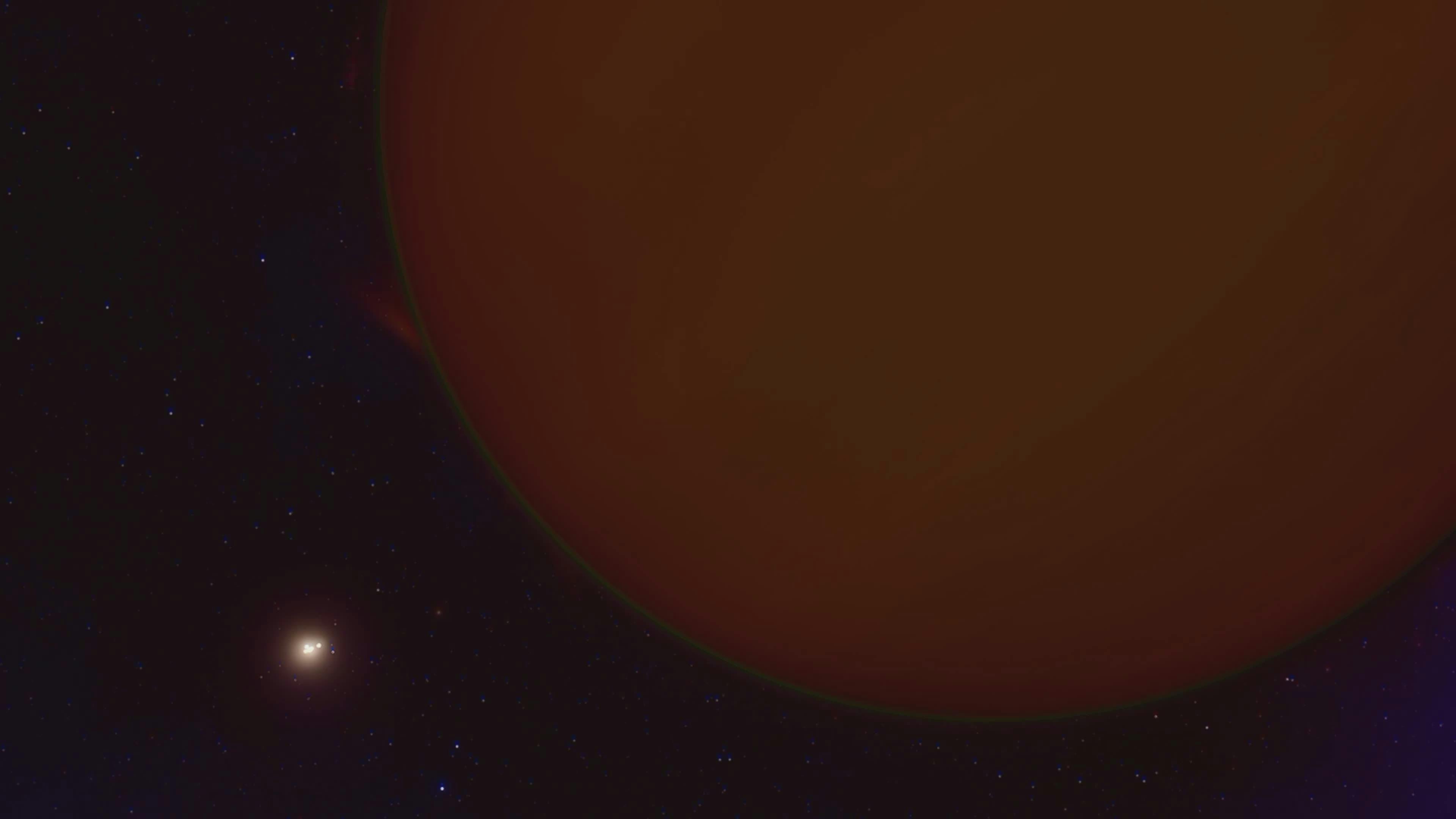 Dynamic Space Scene with Rotating Planet Free Stock Video Footage ...