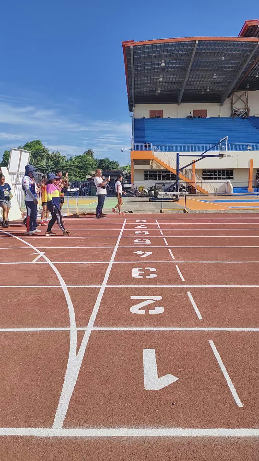 Exciting Outdoor Track and Field Race Finish Line Free Stock Video ...