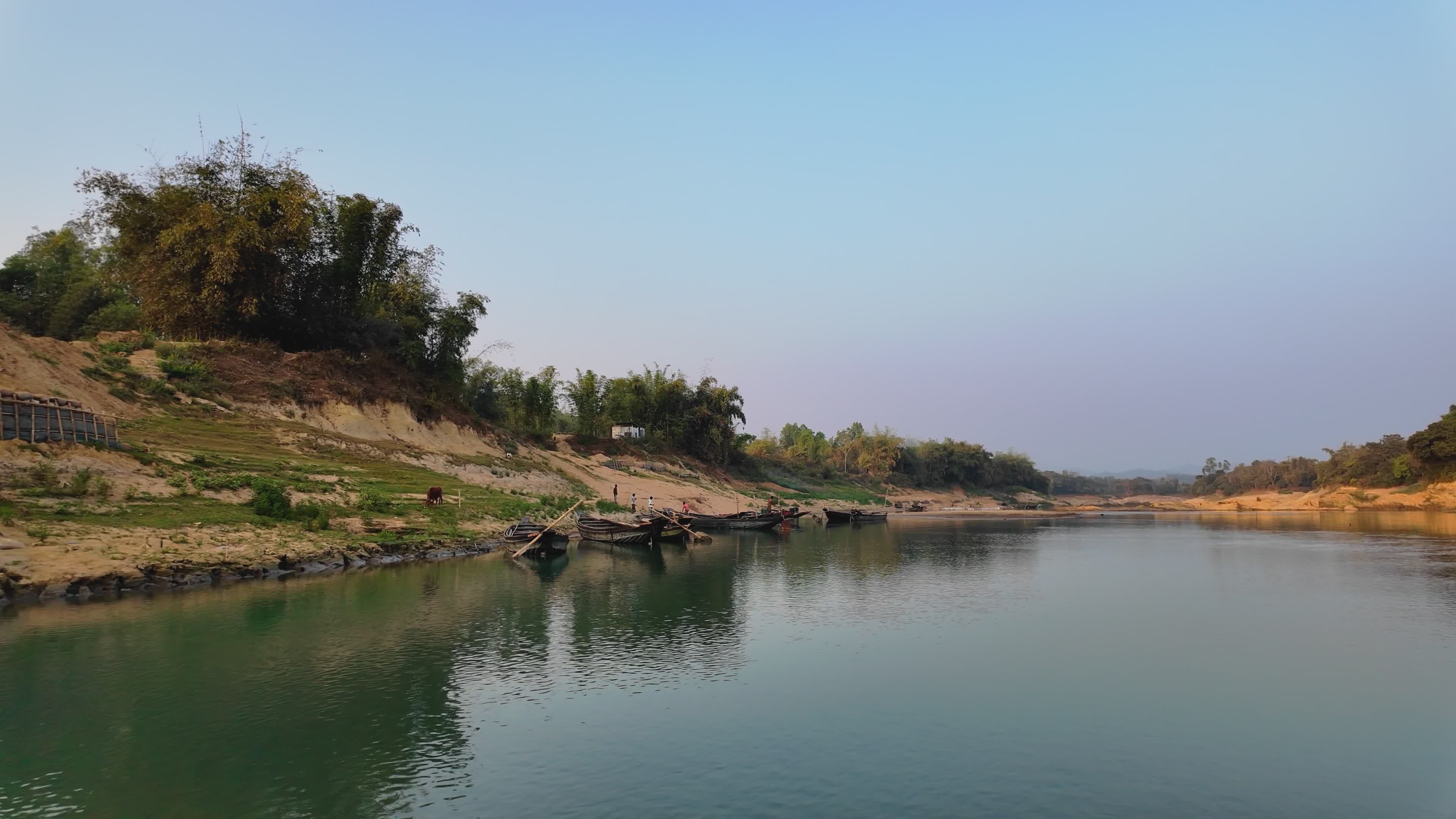 Scenic Boat Tour on Lalakhal River in Sylhet Free Stock Video Footage ...