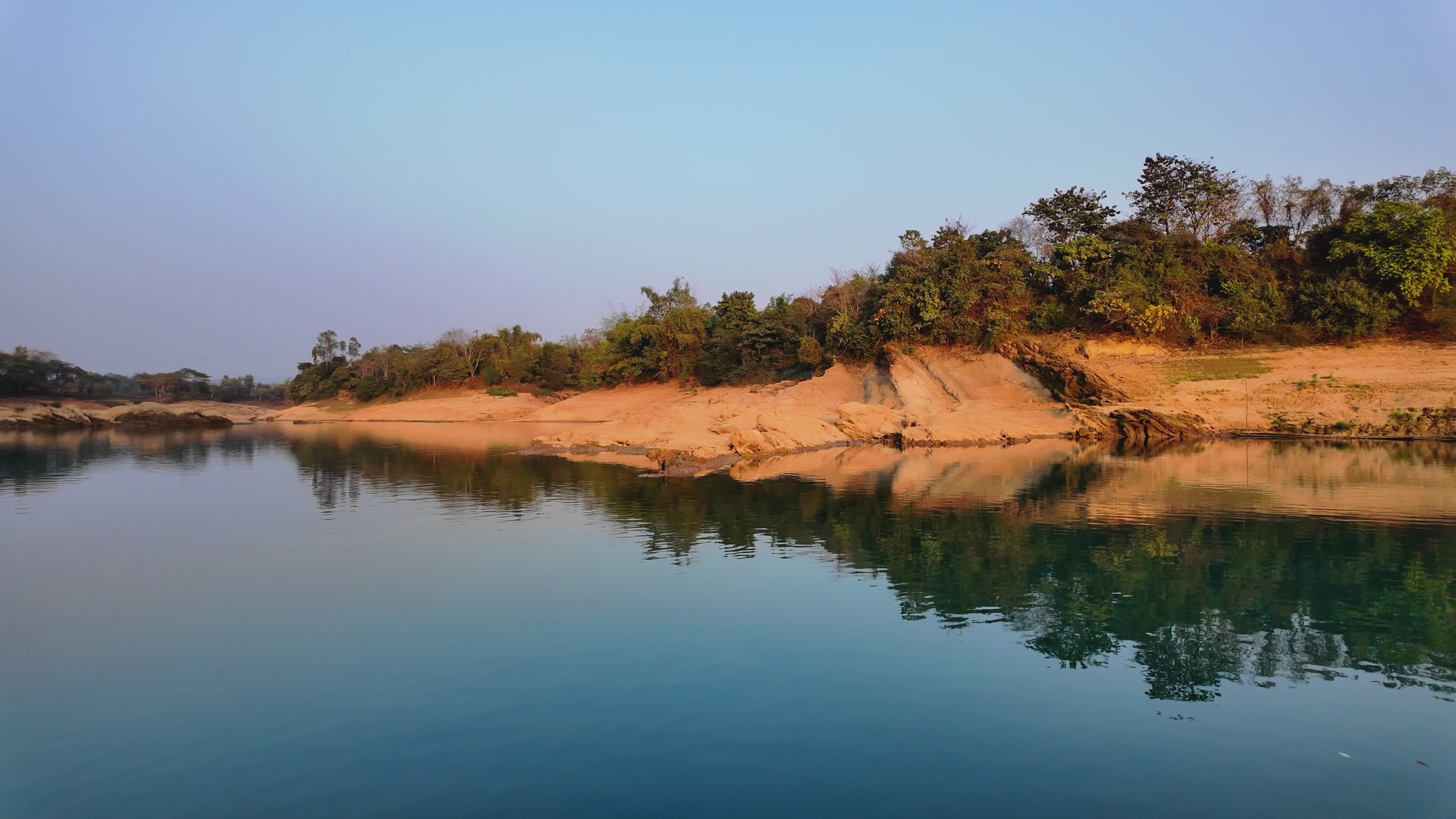 Beautiful Lalakhal River Landscape at Sunset Free Stock Video Footage ...