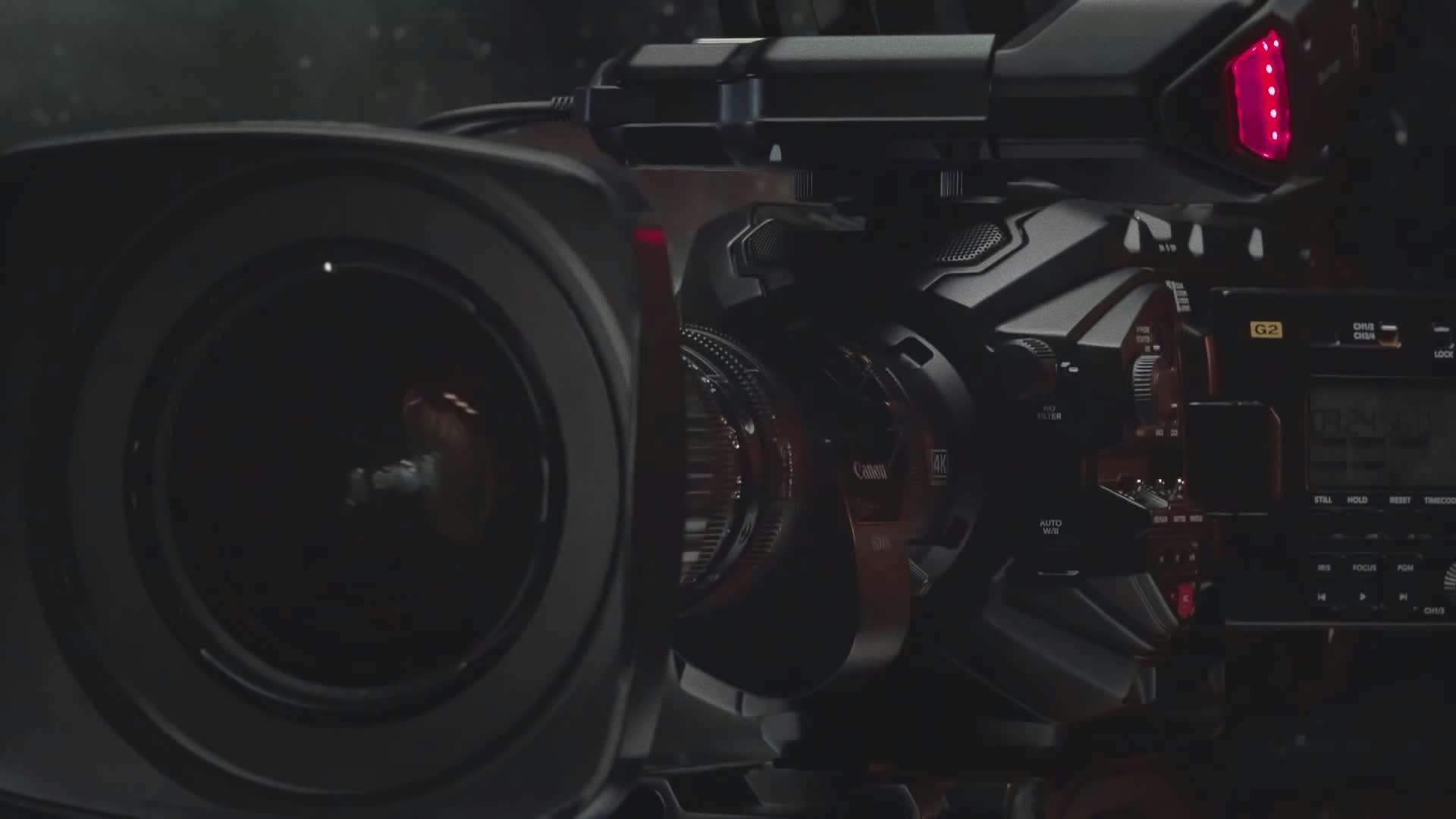 A Modern Video Camera Recorder Mounted On A Camera Stand Free Stock ...