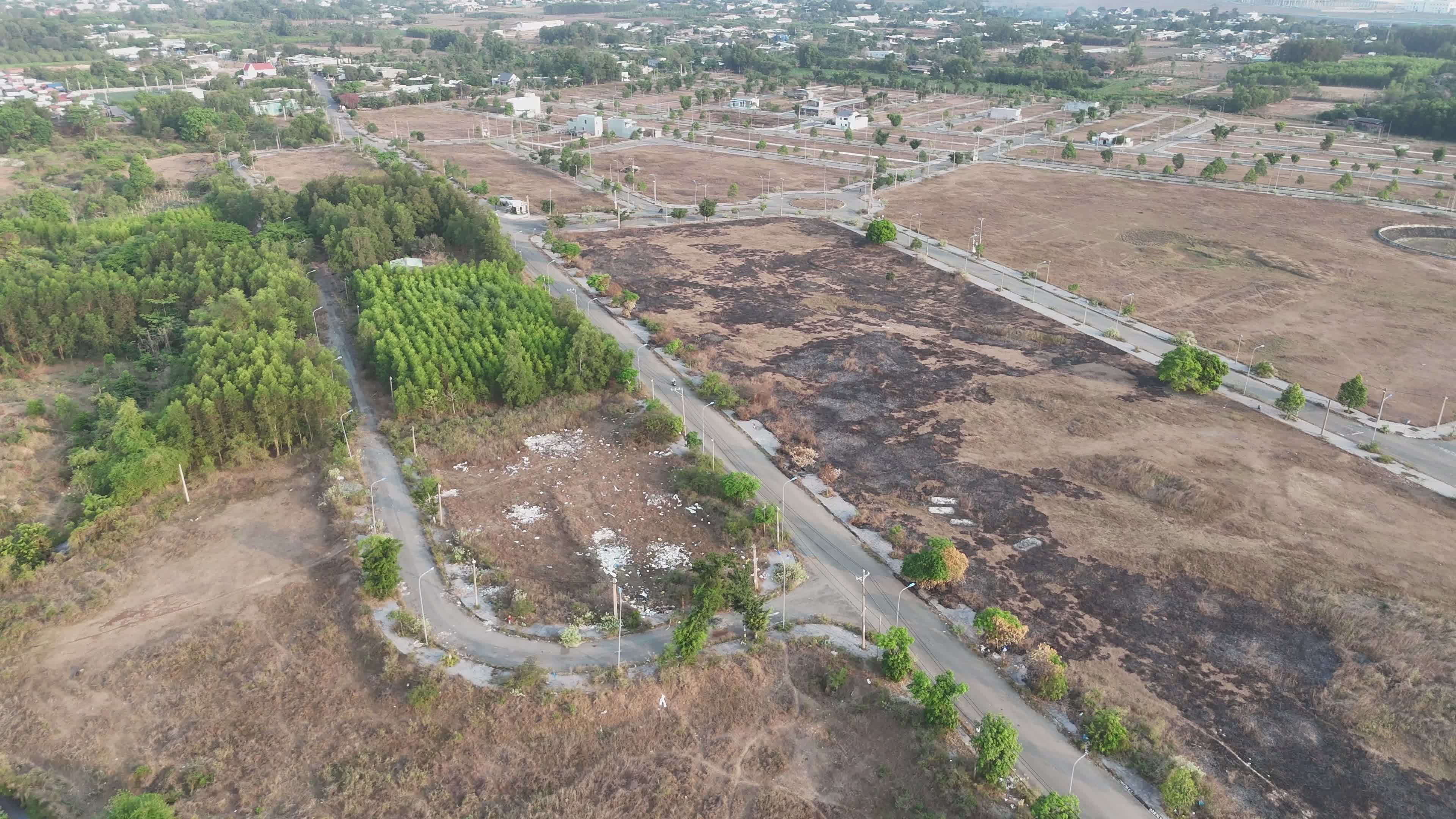 Aerial View of Residential Development Area Free Stock Video Footage ...