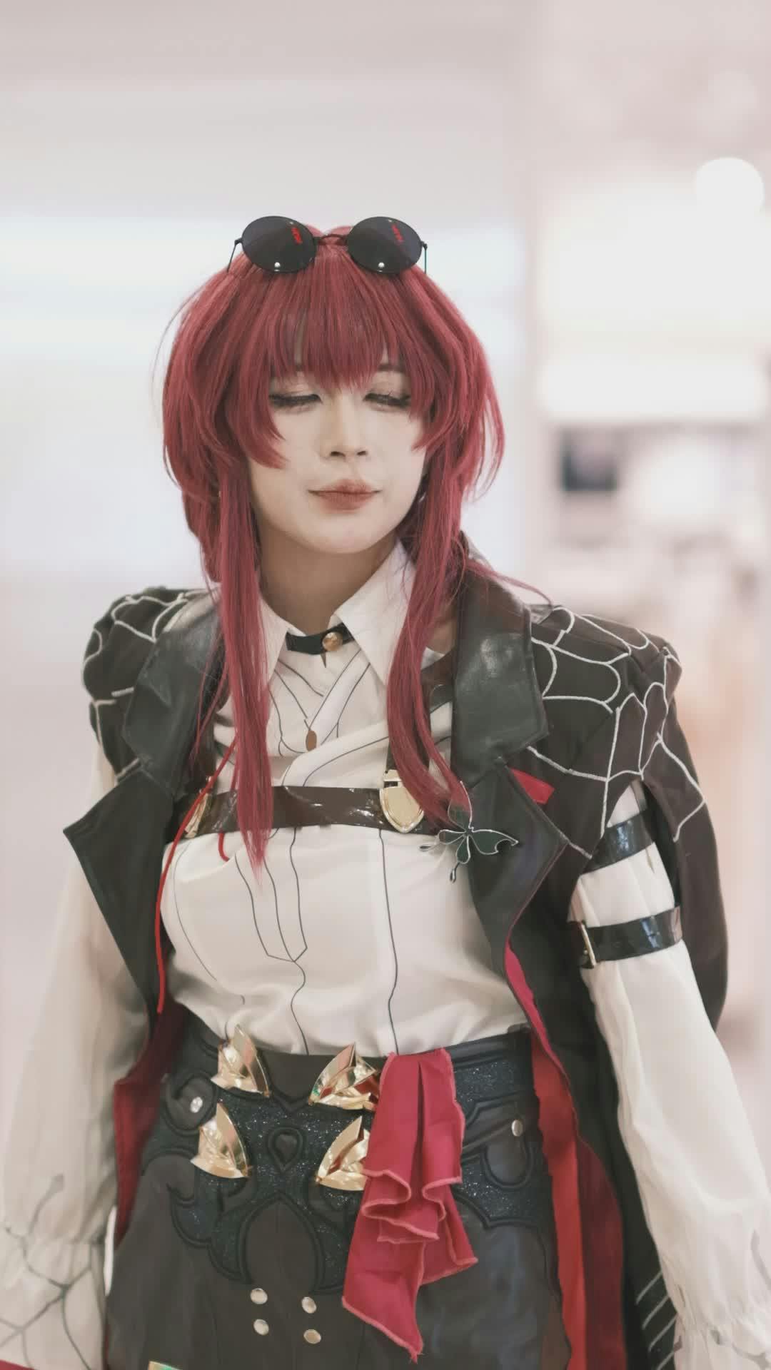 Vibrant Cosplay Character in Indoor Setting Free Stock Video Footage ...