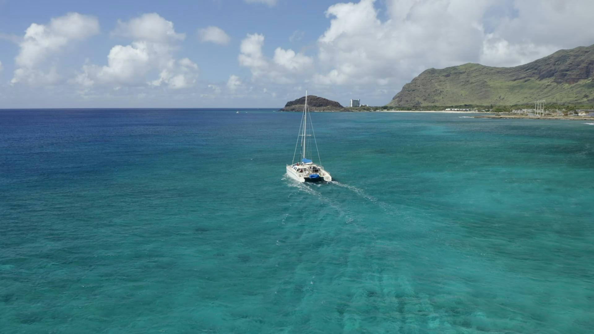 Boat Sailing on the Ocean · Free Stock Video