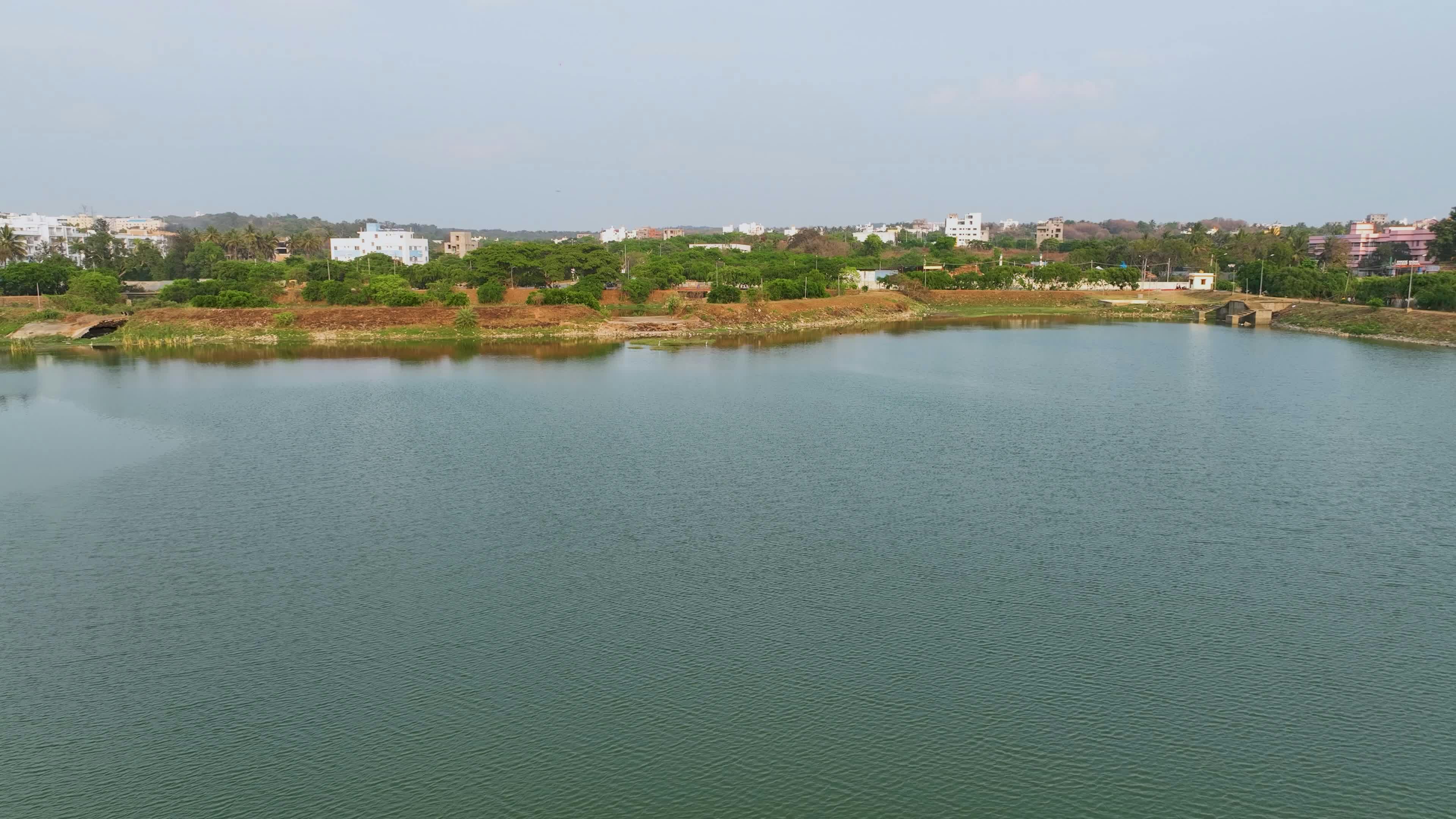 Stunning Aerial View of Kengeri Lake Bengaluru Free Stock Video Footage ...