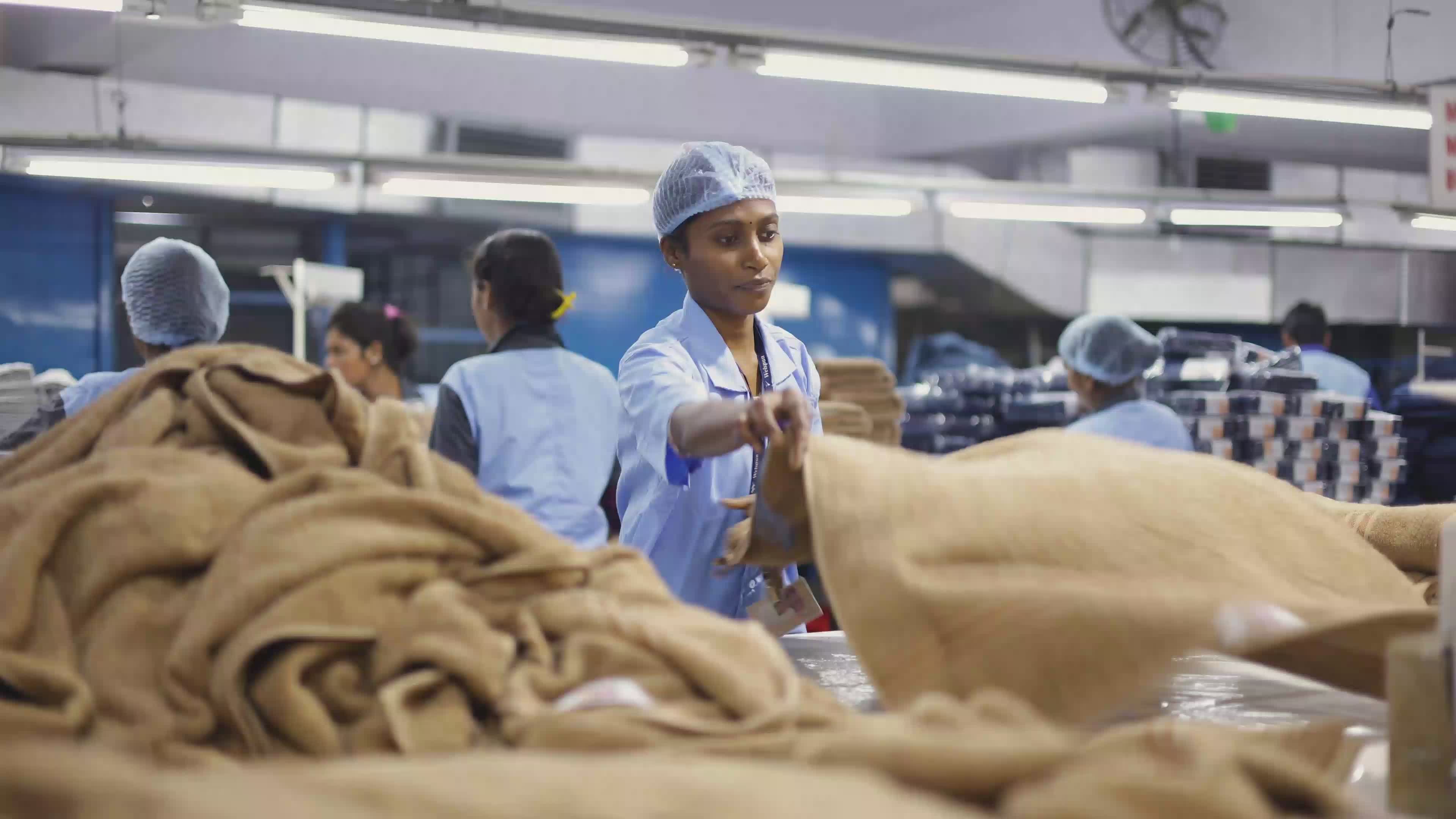 Efficient Workers in Textile Manufacturing Free Stock Video Footage ...