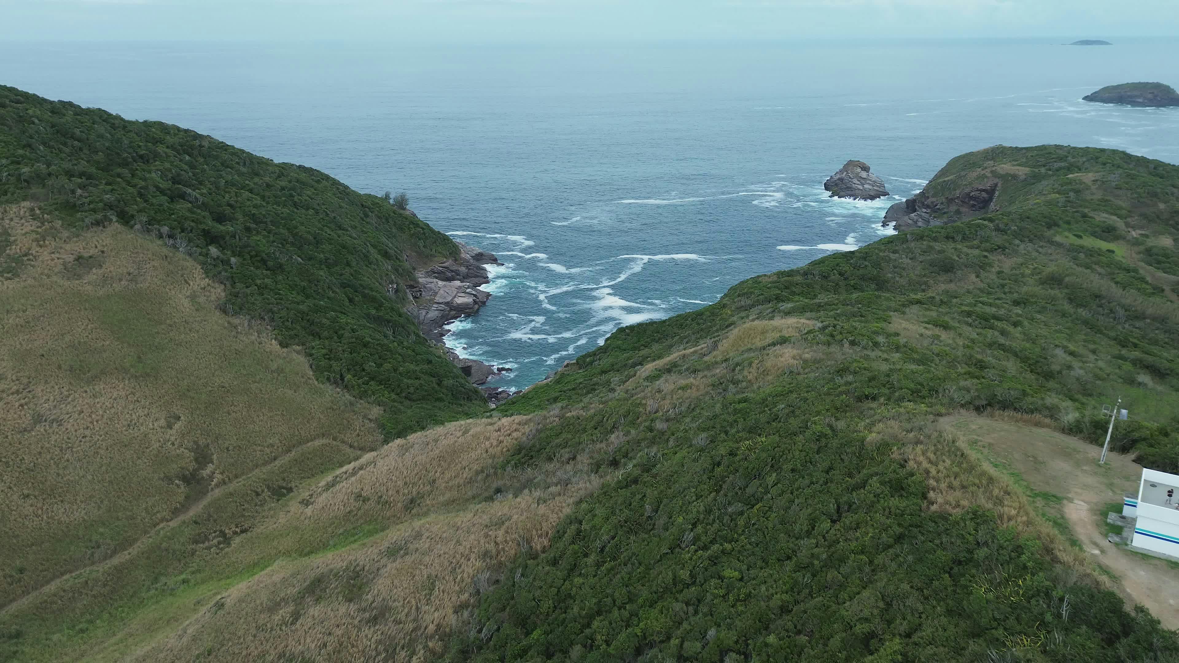 Stunning Aerial View of Ireland's Coastal Cliffs Free Stock Video ...