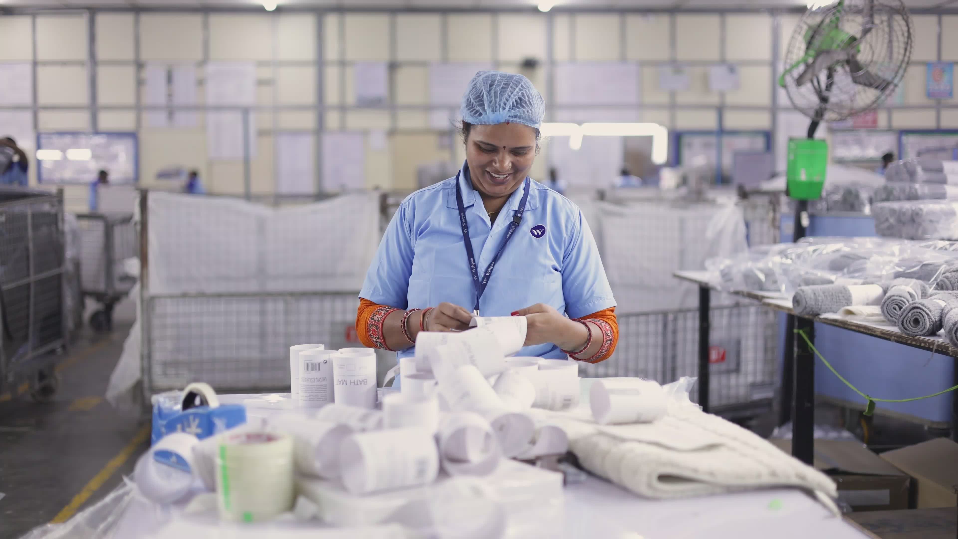 Skilled Female Worker in Textile Factory Free Stock Video Footage ...