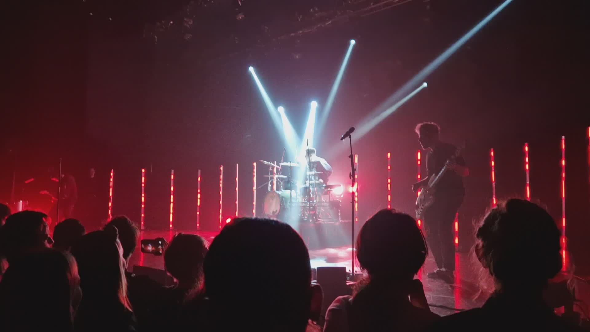 Energetic Live Music Concert with Dynamic Lighting Free Stock Video ...
