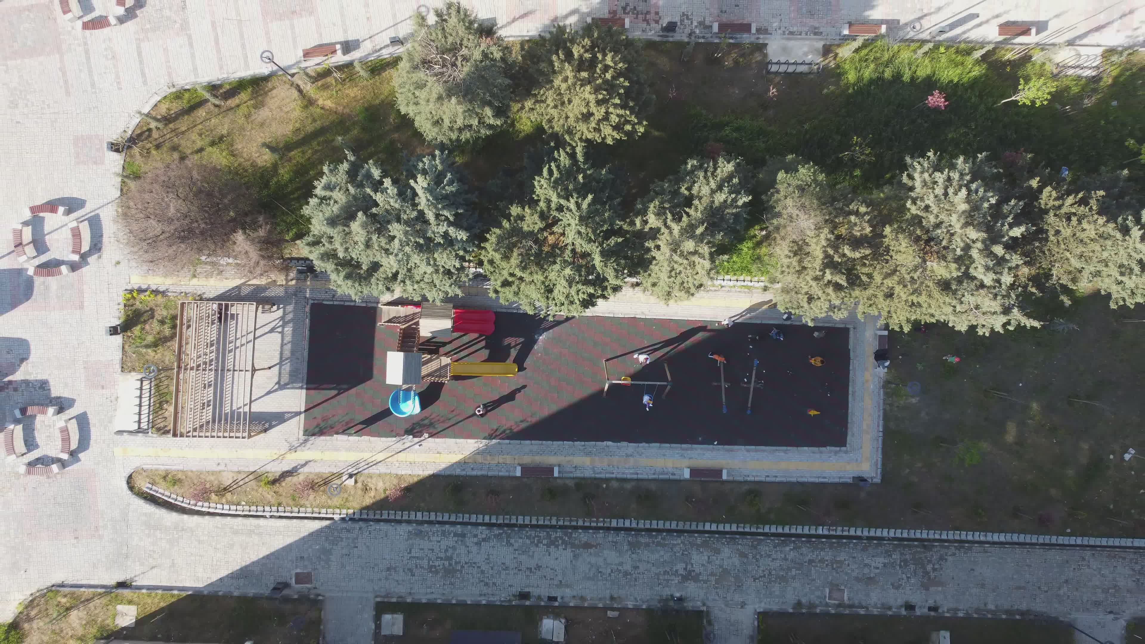 Aerial Drone View of Urban Landmark Architecture Free Stock Video ...