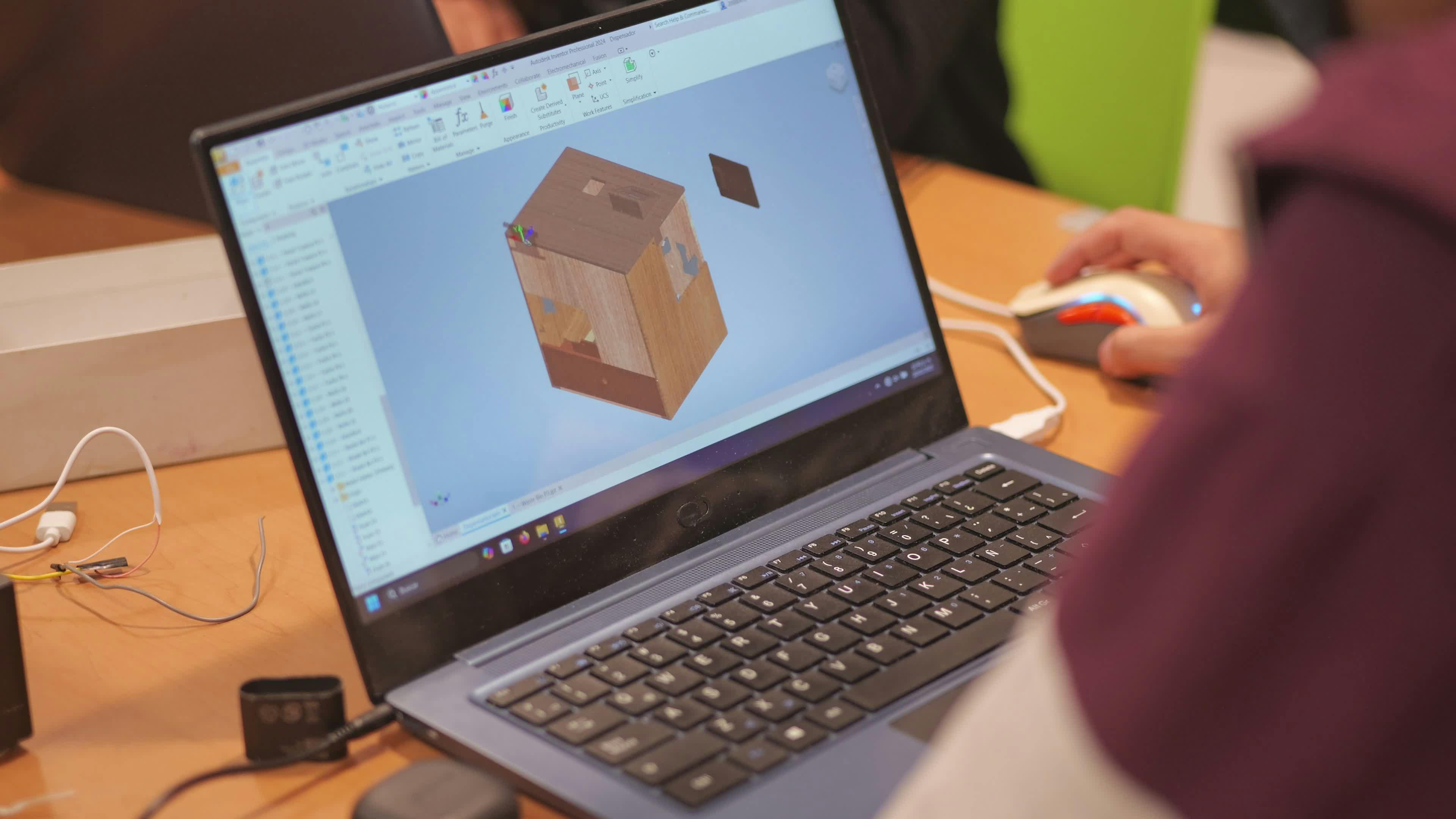 3D Engineering Design on Laptop at University Free Stock Video Footage ...