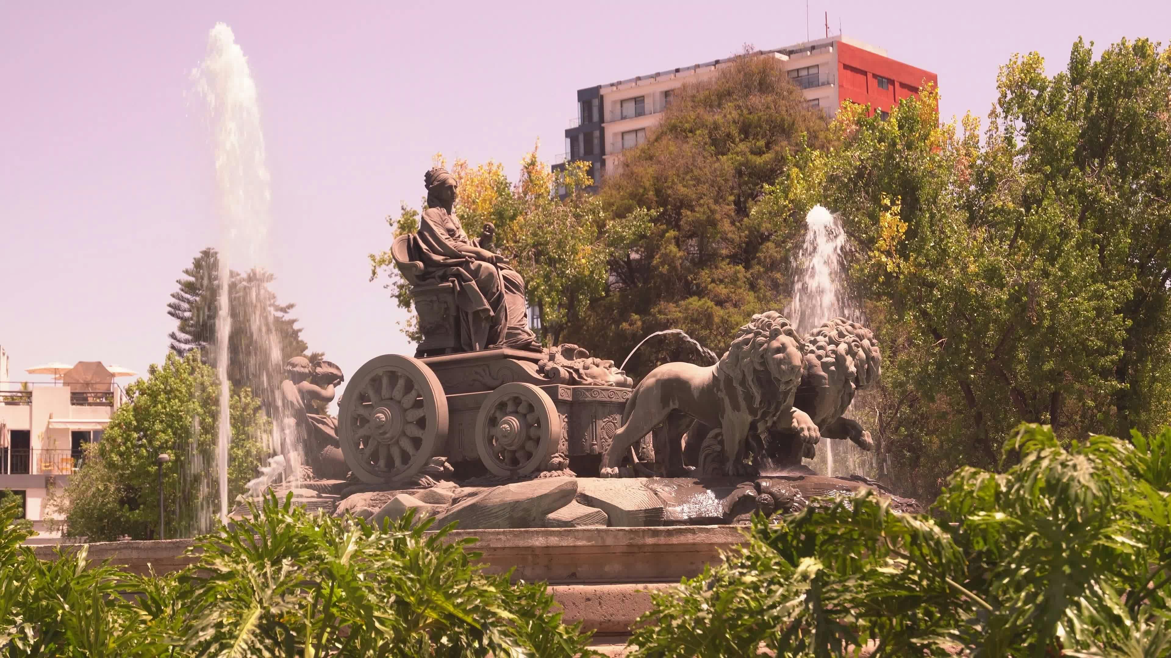 Cibeles Fountain in Roundabout, Mexico City Free Stock Video Footage ...