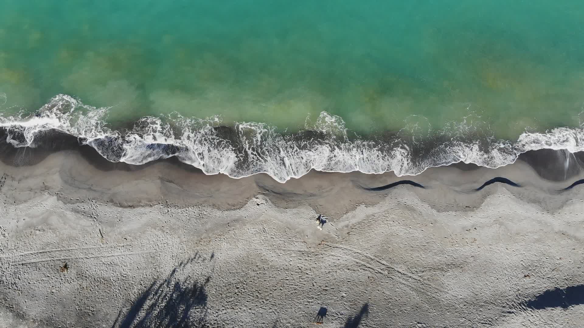Aerial Drone Footage of Tropical Beach Free Stock Video Footage ...