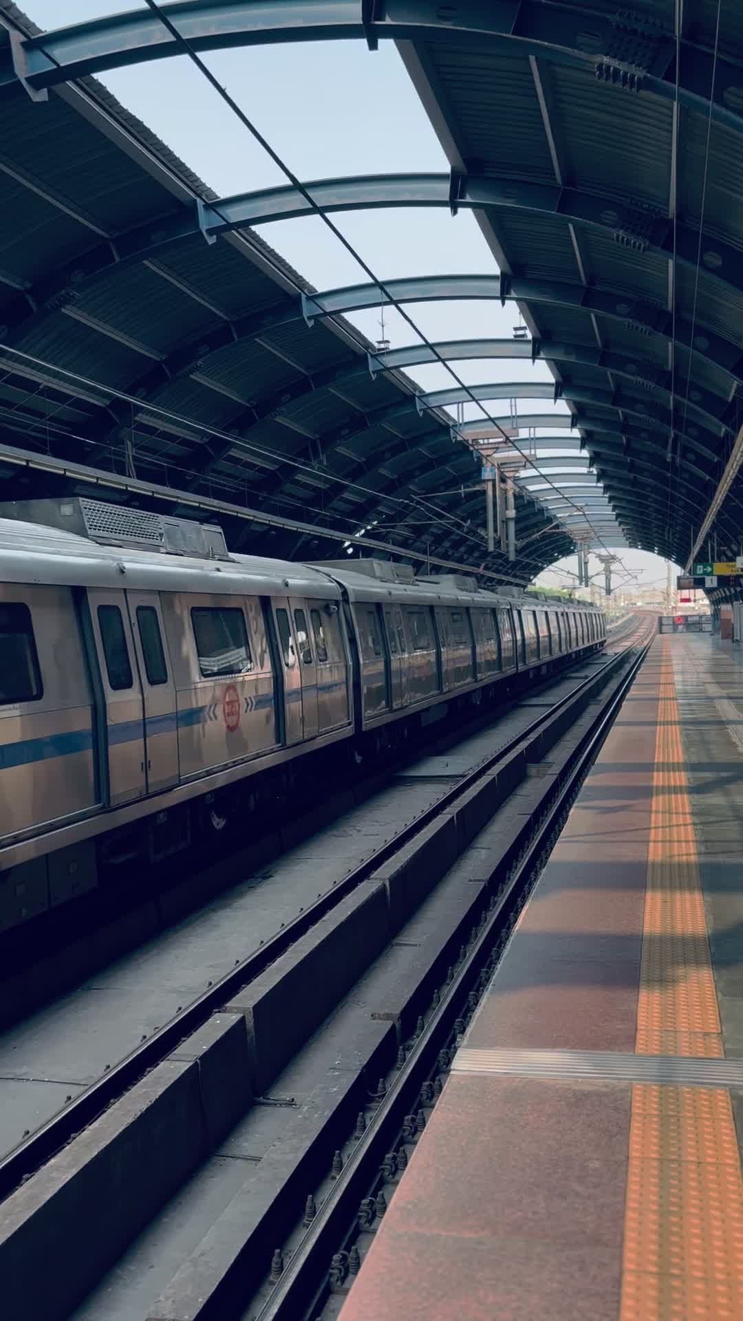 Exploring Delhi Metro Station at Dawn Free Stock Video Footage, Royalty ...