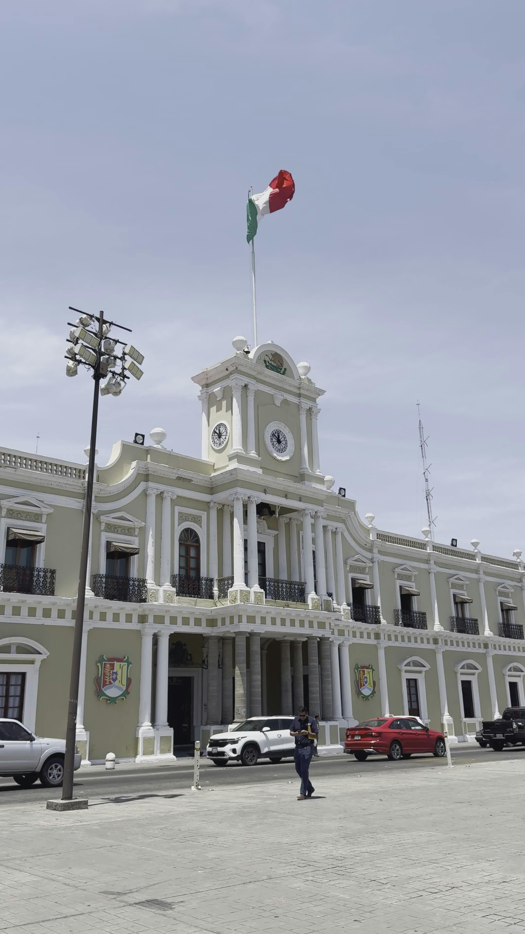 Historic City Hall Building in Tepic, Nayarit Free Stock Video Footage ...
