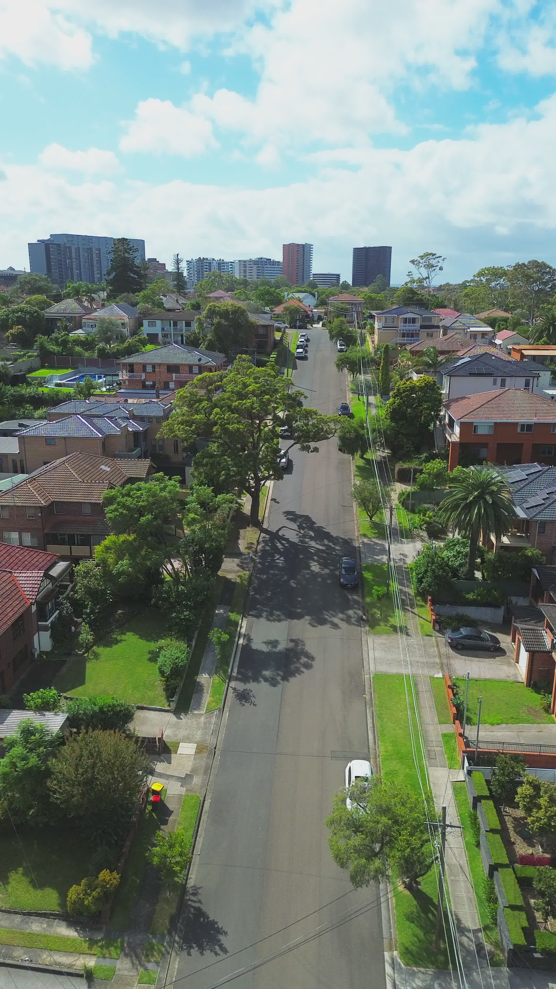 Aerial View of Hurstville Suburbs, Sydney Free Stock Video Footage ...