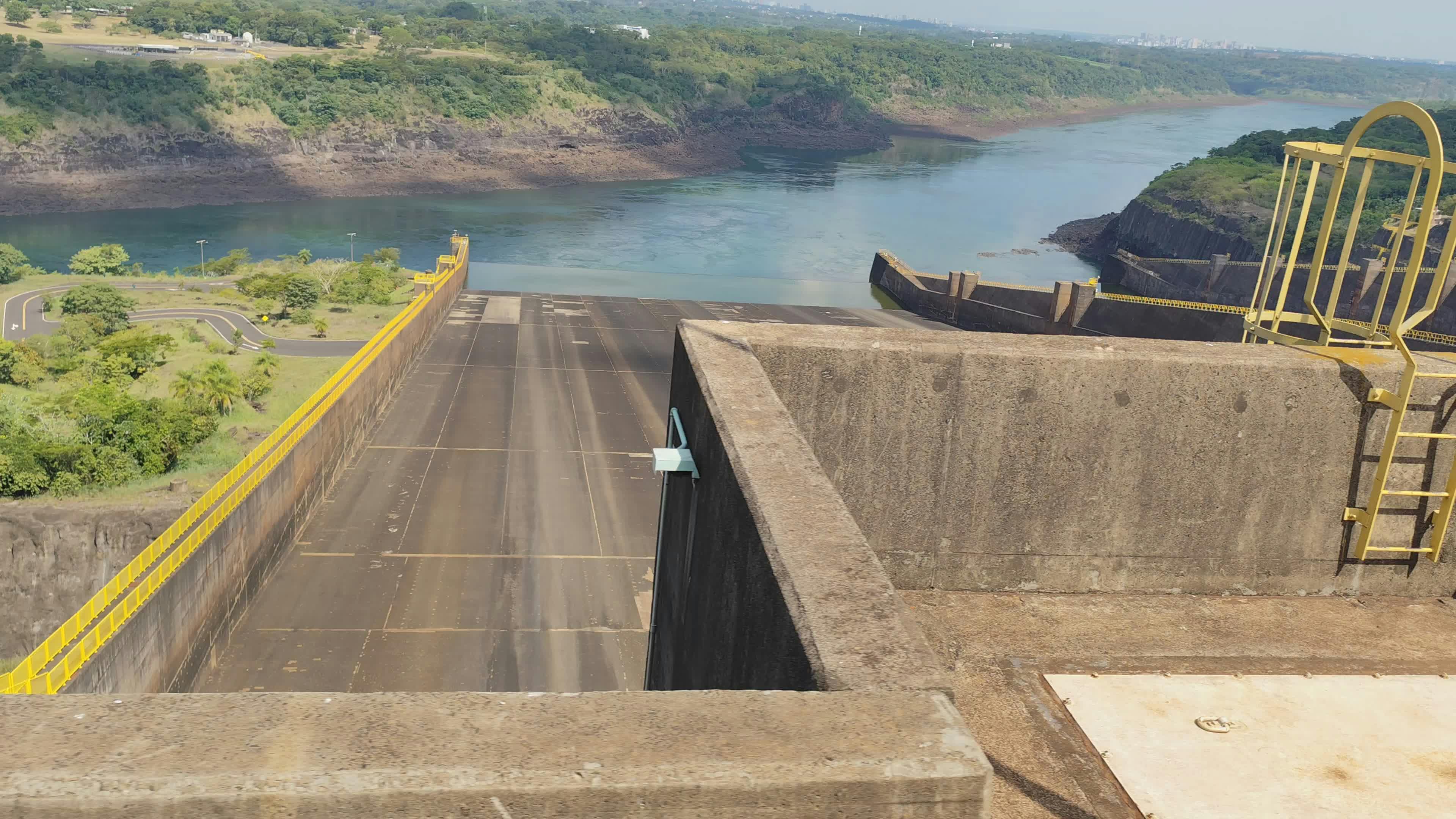 Stunning Aerial View of Large Dam Structure Free Stock Video Footage ...