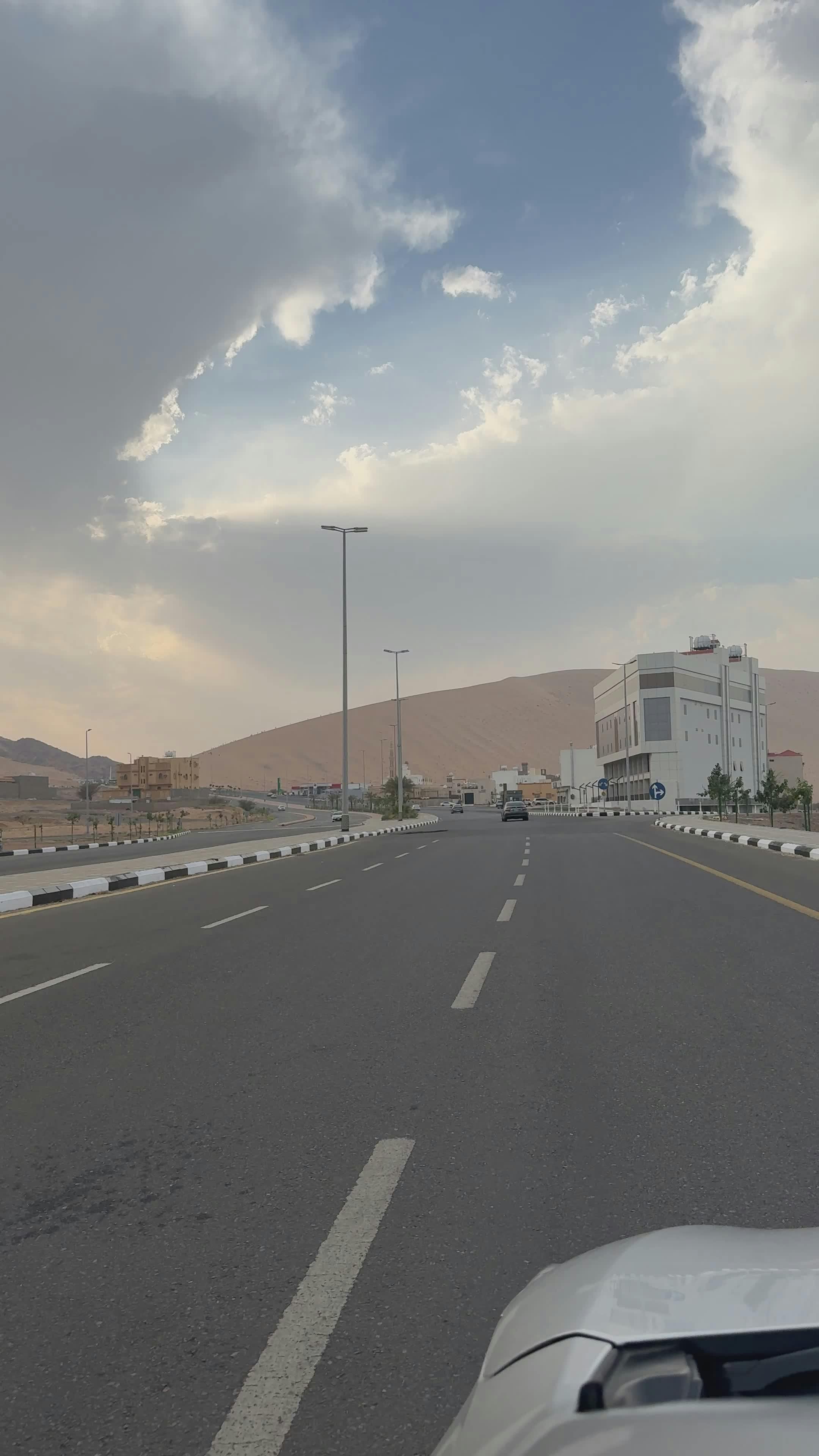 Scenic Drive Through Riyadh's Desert Landscape Free Stock Video Footage ...