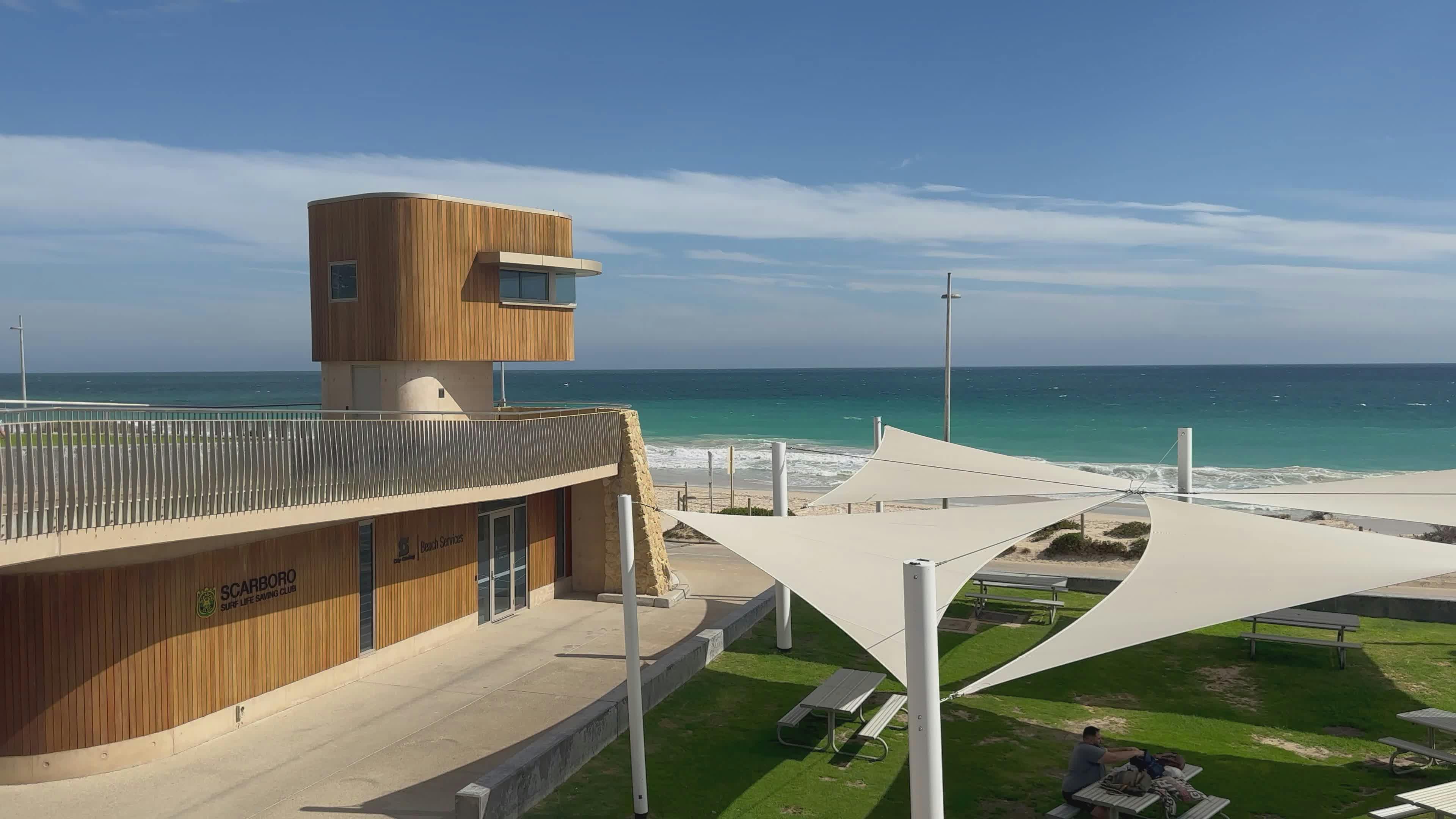Modern Beachfront Lifeguard Tower in Summer Free Stock Video Footage ...