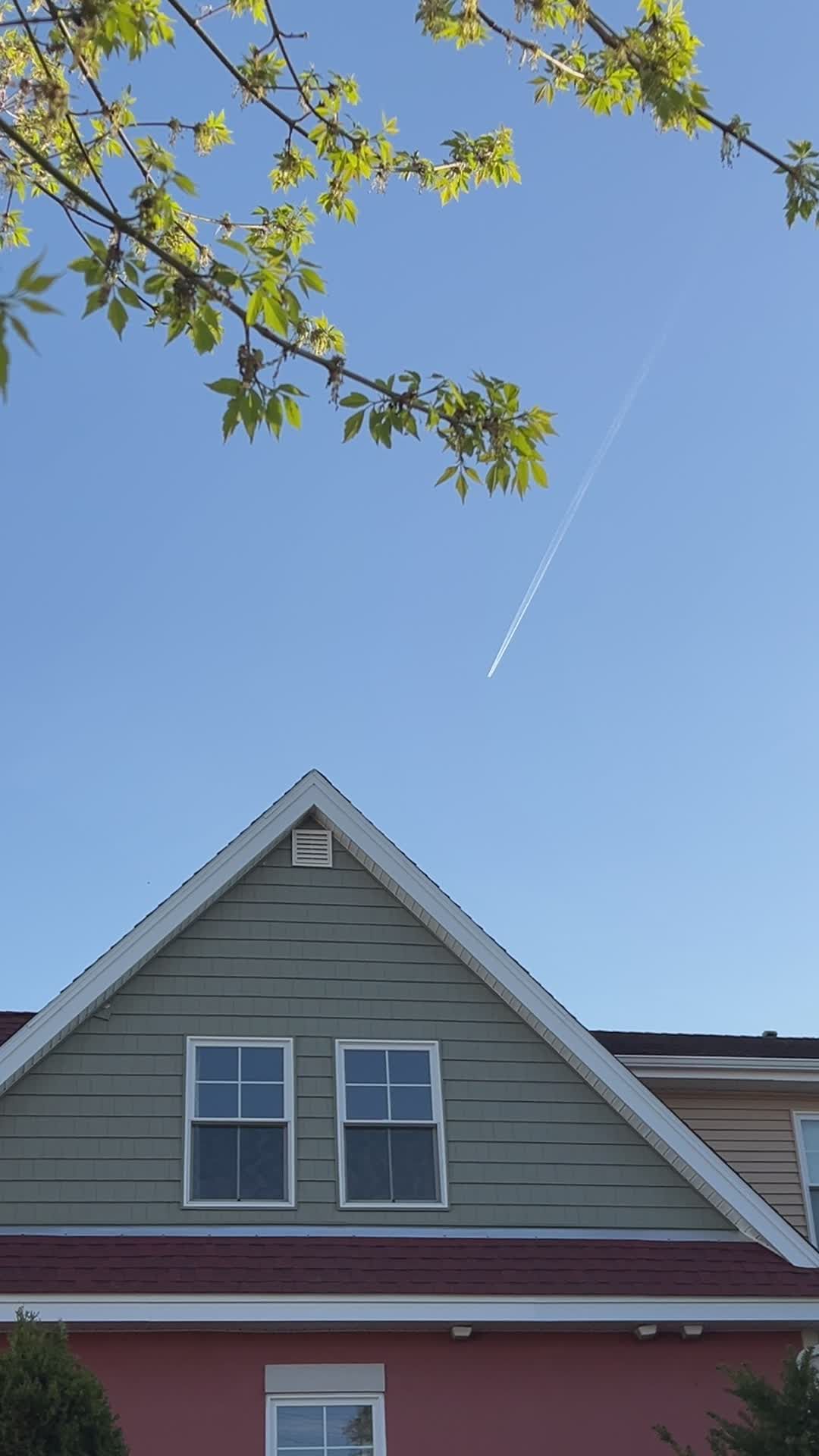 Charming Suburban House Under Clear Sky Free Stock Video Footage ...
