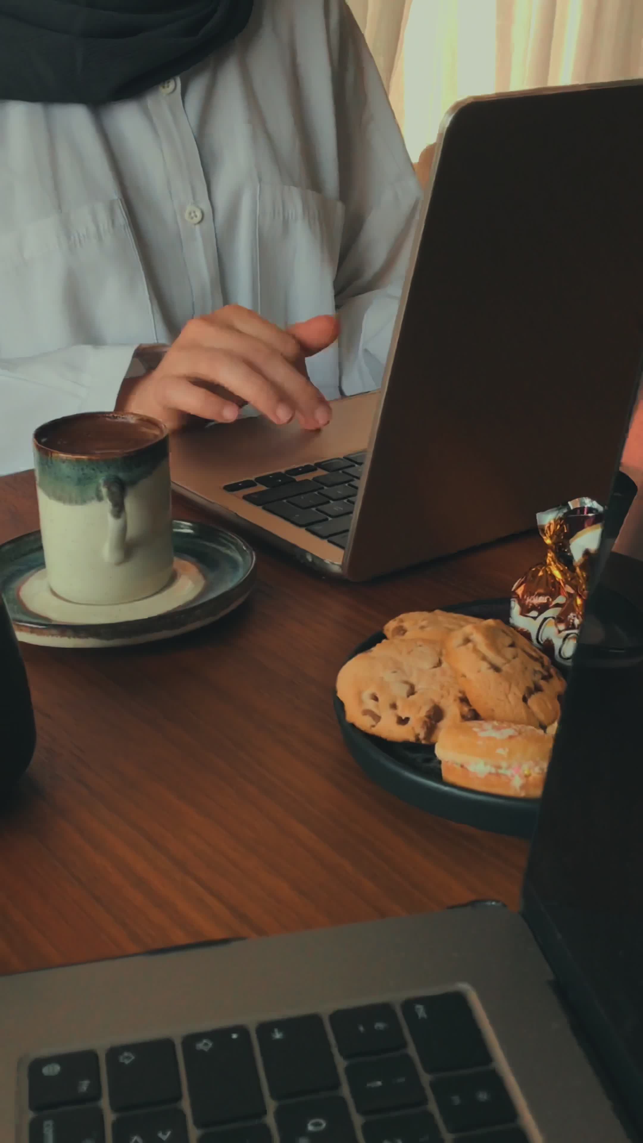 Cozy Coffee Shop Remote Work Scene Free Stock Video Footage, Royalty ...